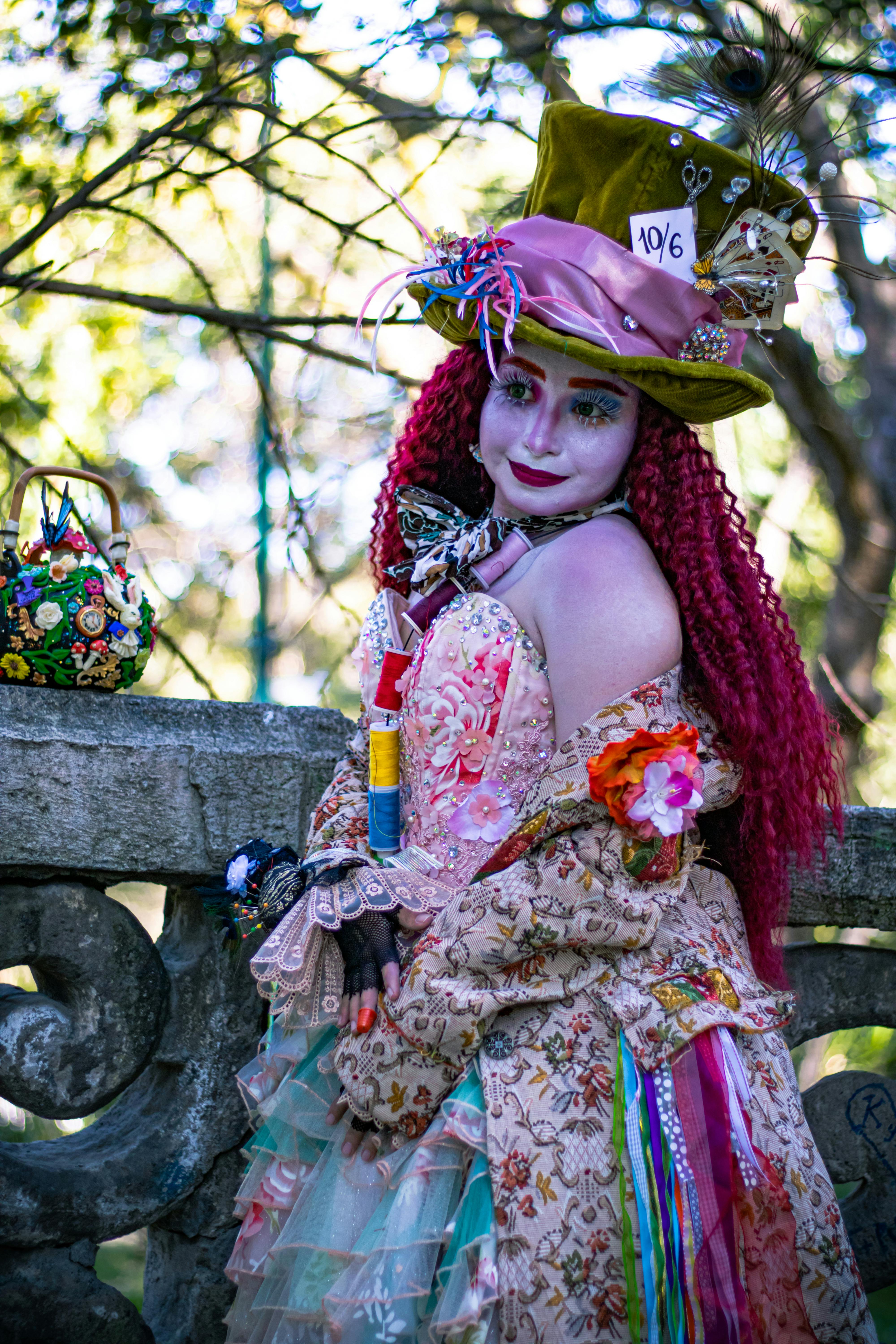 Vibrant Cosplay in a Colorful Park Setting · Free Stock Photo