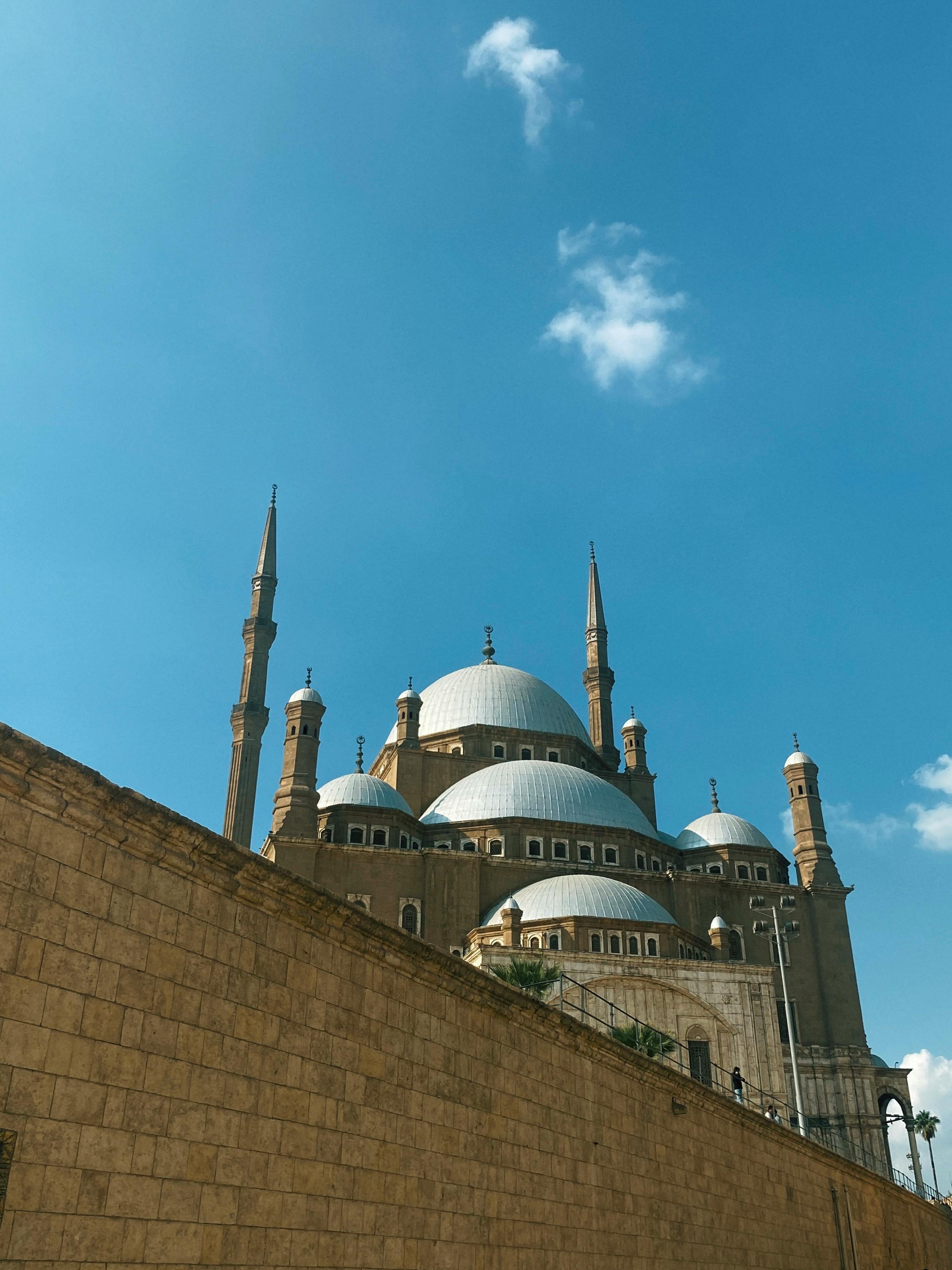 Pemandangan Megah Masjid Muhammad Ali Di Kairo · Foto Stok Gratis