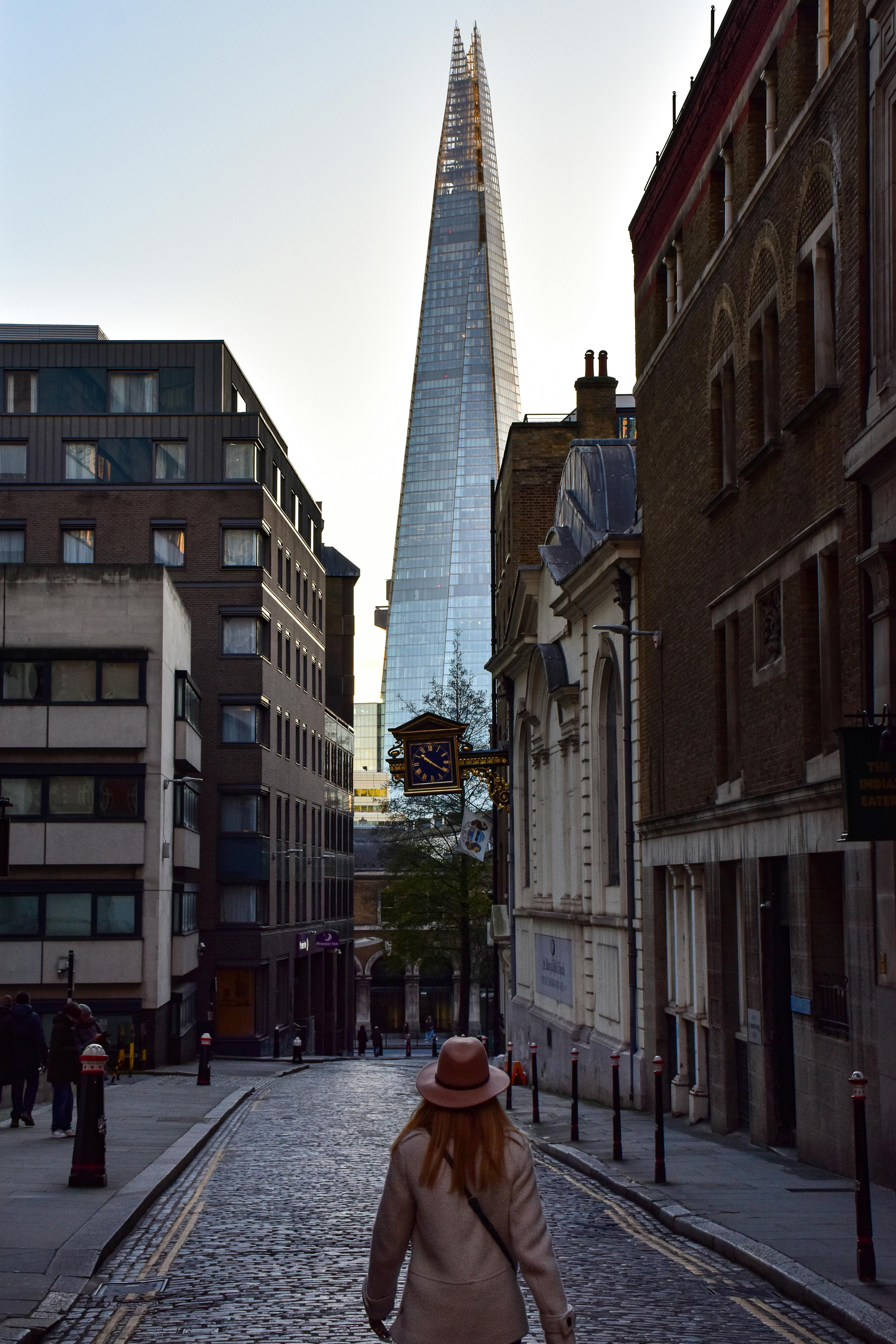 Exploring London Streets with The Shard View · Free Stock Photo