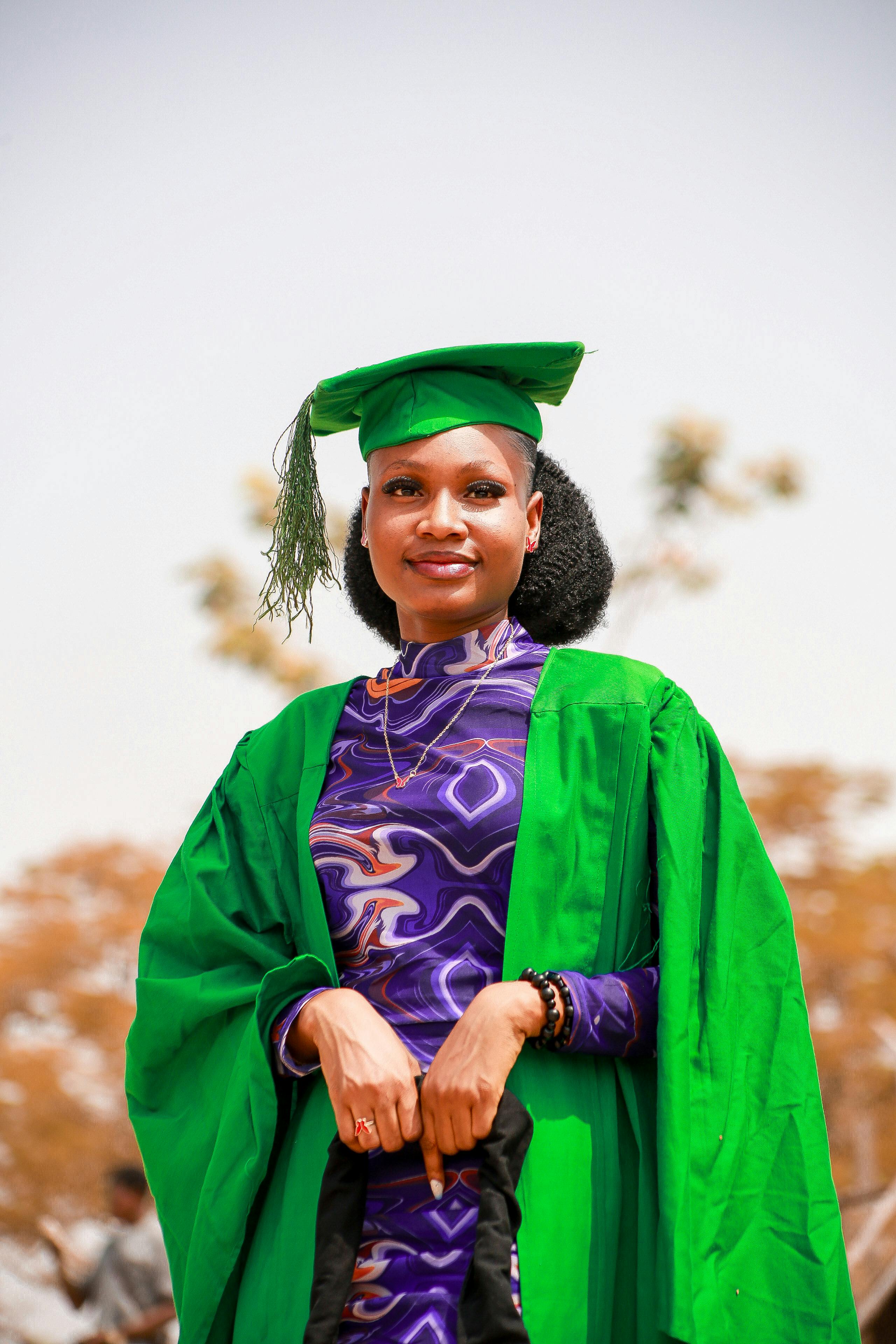 Graduation Portrait of Young African Woman in Abuja · Free Stock Photo