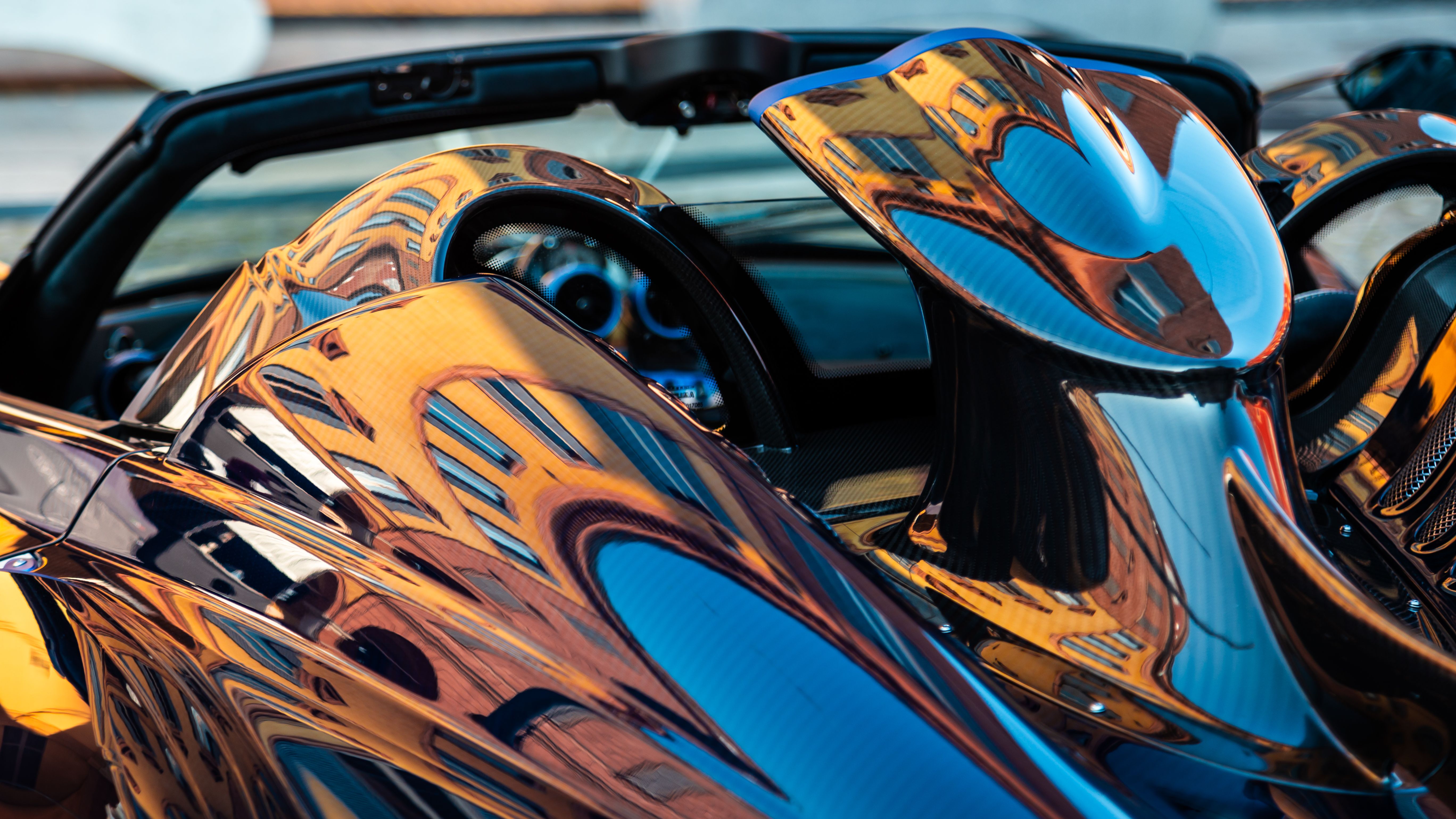 Stunning Hypercar with Reflective Detailing in Urban Setting · Free ...