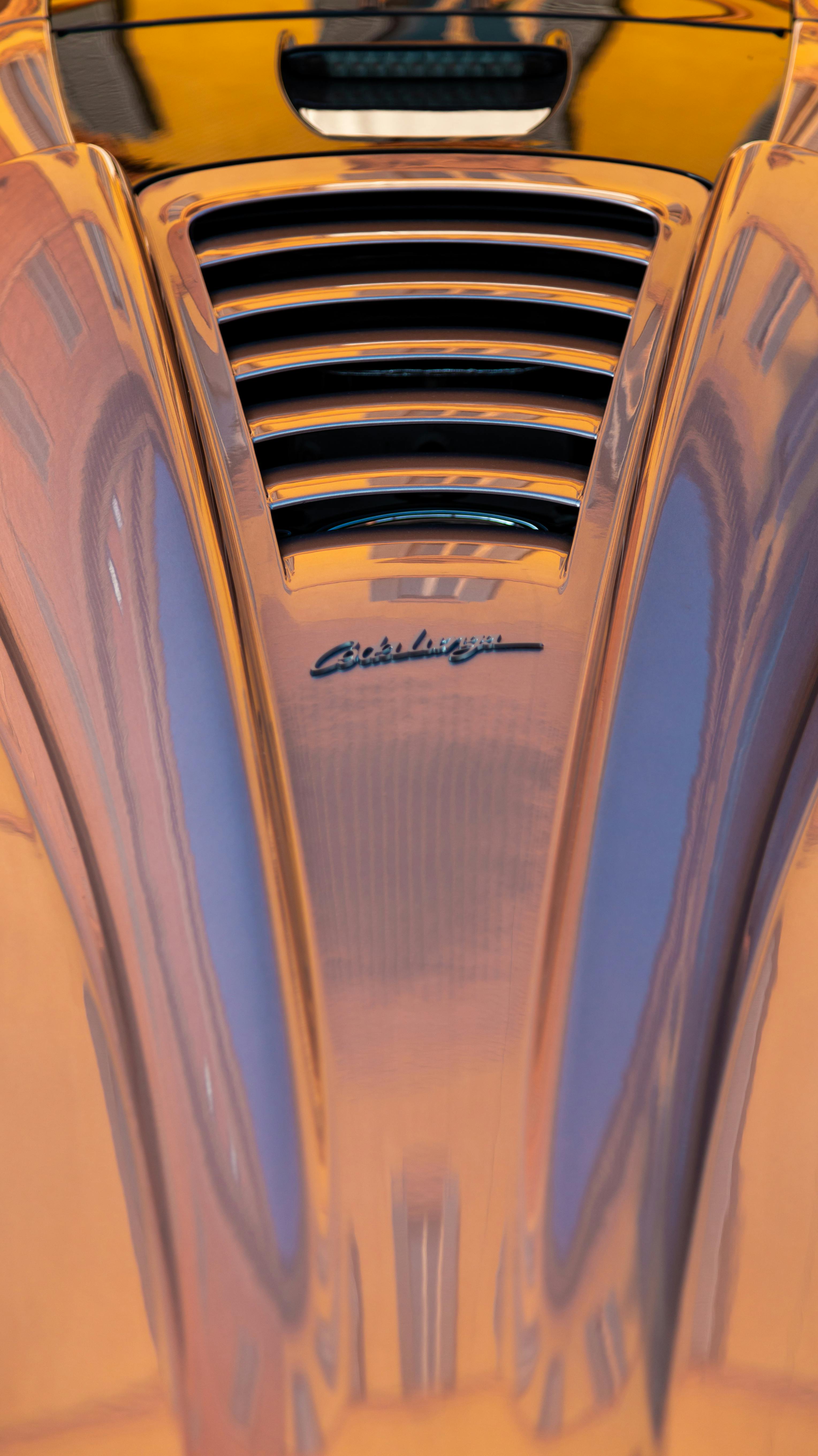 Close-Up of a Luxurious Hypercar Hood Design · Free Stock Photo