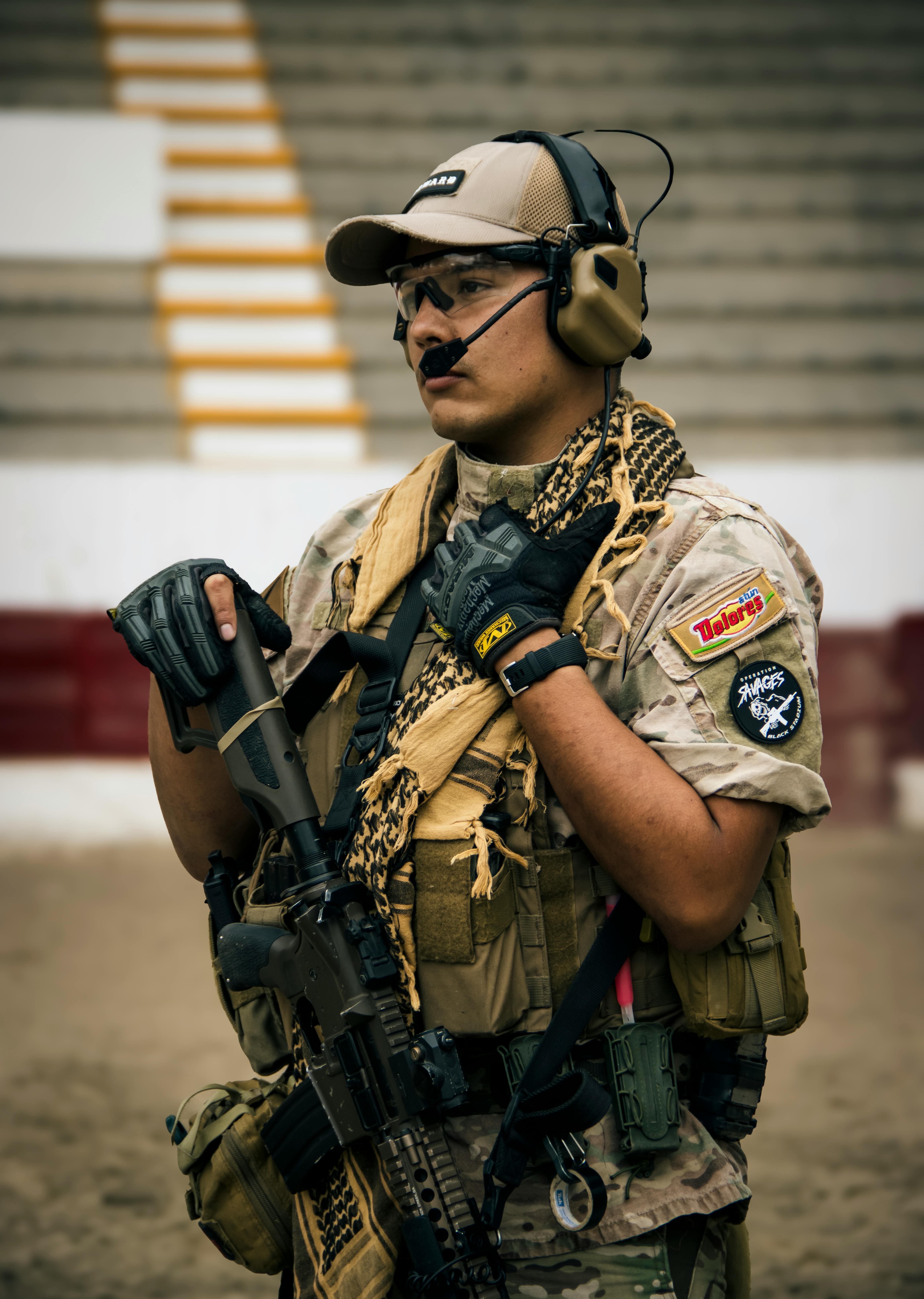 Tactical Officer in Urban Training Environment · Free Stock Photo