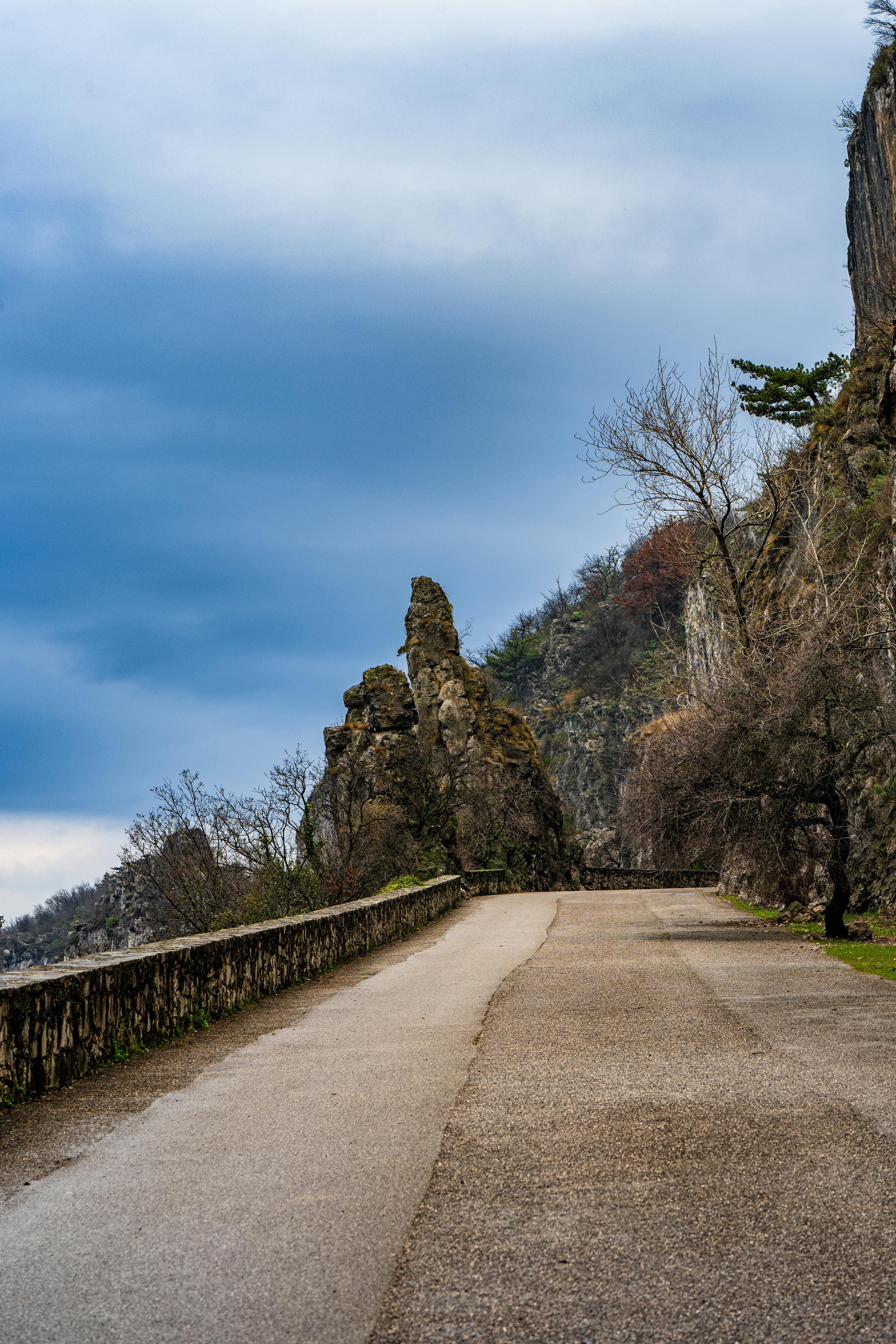 Scenic Winter Pathway in Italian Countryside · Free Stock Photo