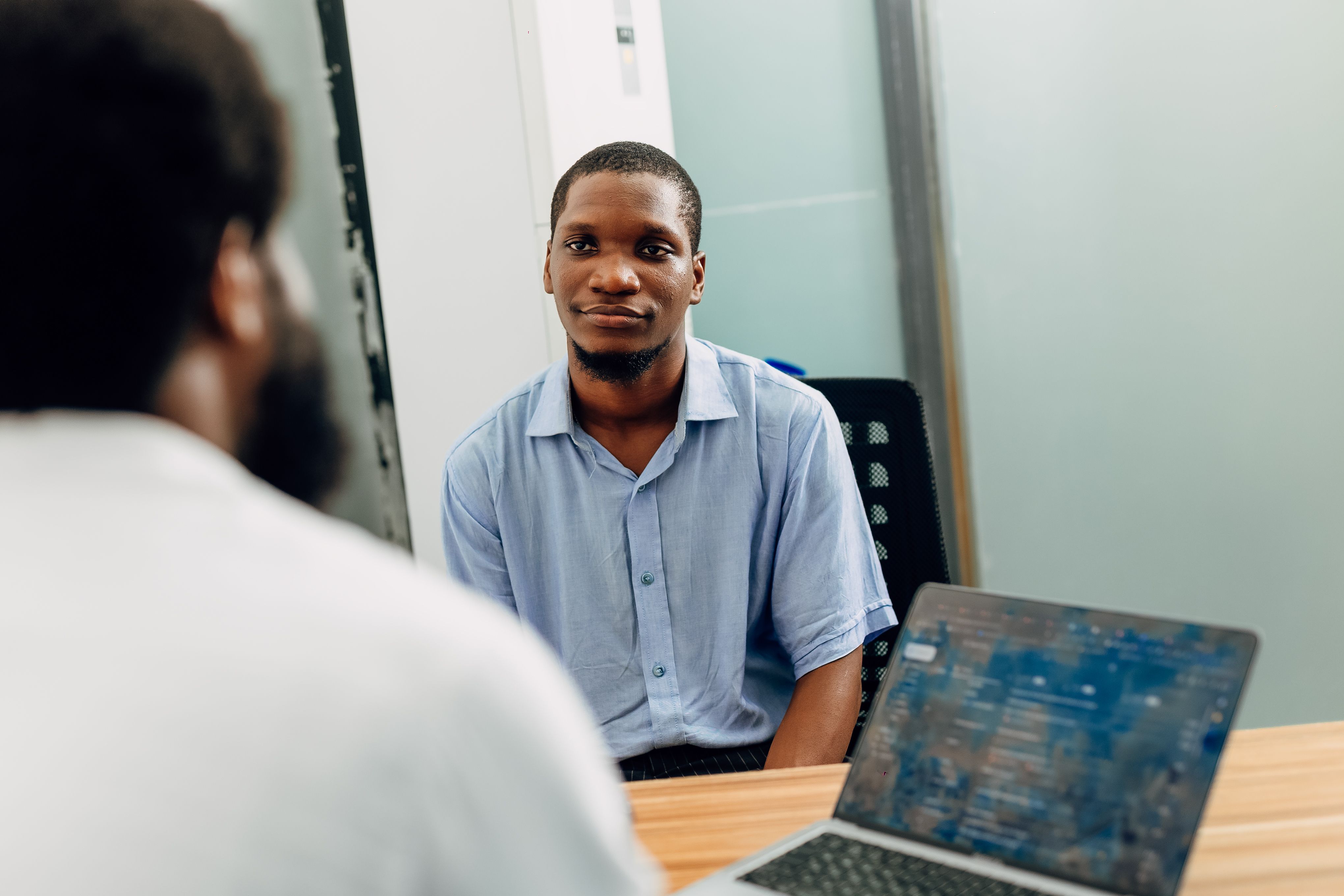 Professional Interview in Modern Lagos Office · Free Stock Photo