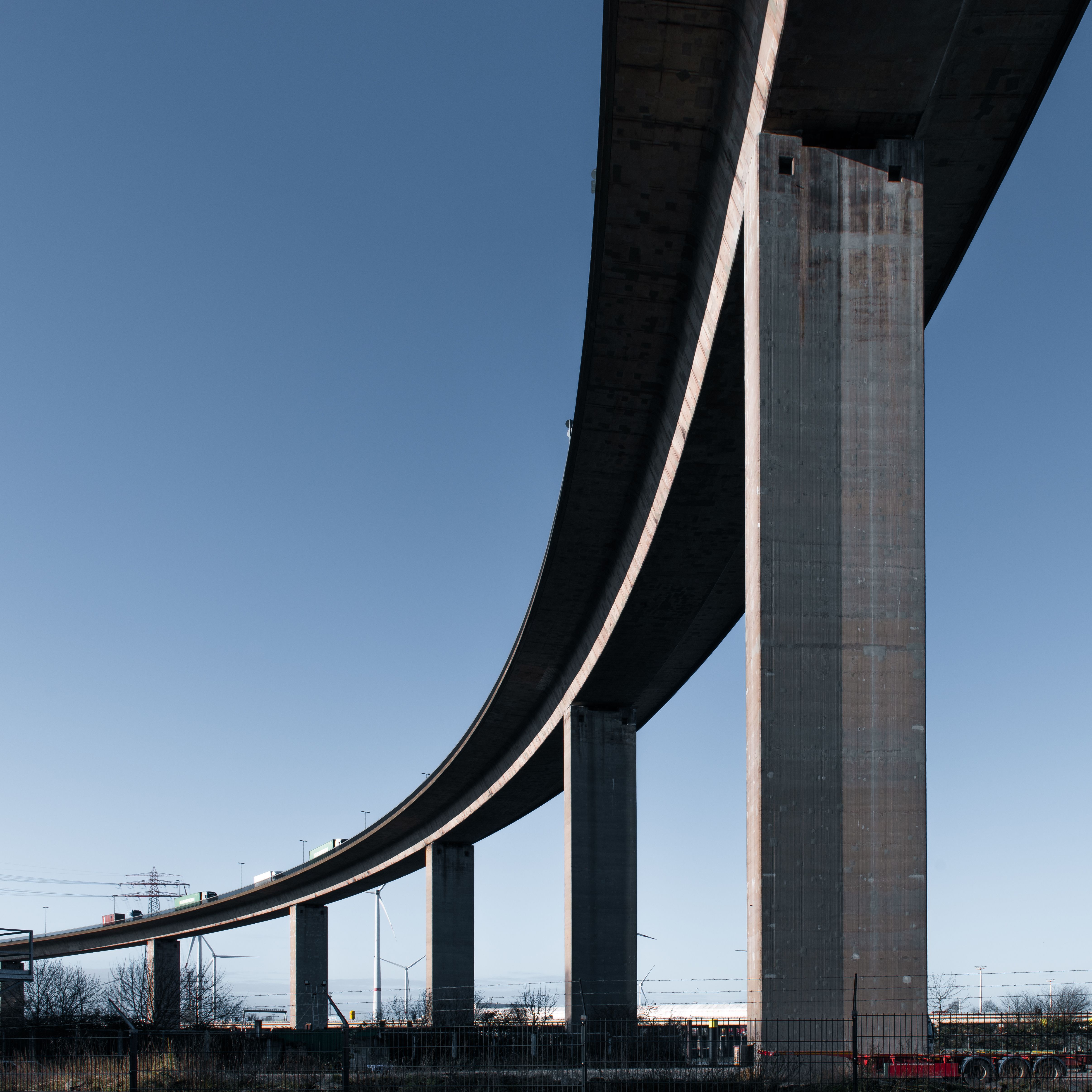Modern Bridge Structure in Hamburg, Germany · Free Stock Photo