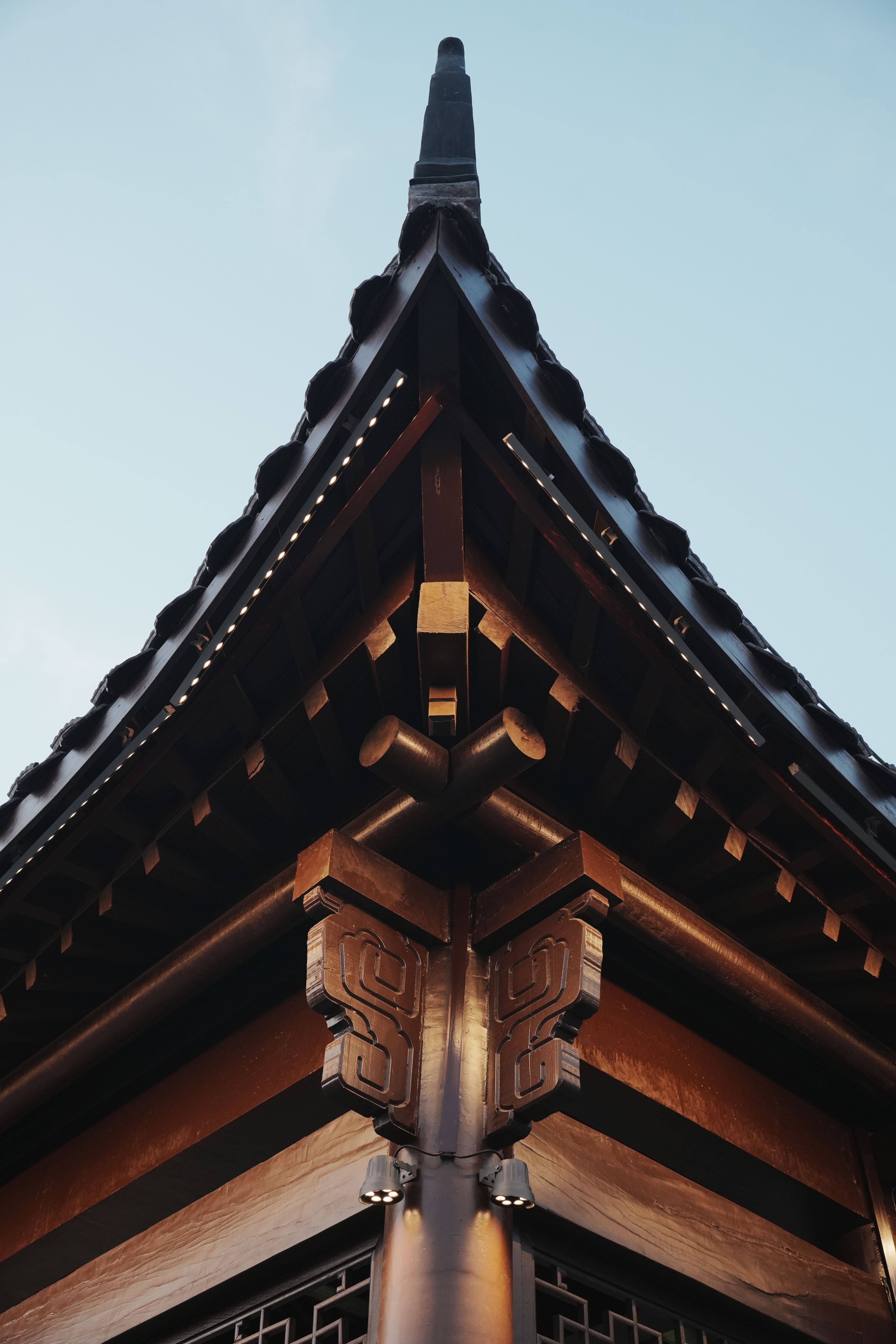 Traditional Japanese Temple Roof Architecture · Free Stock Photo