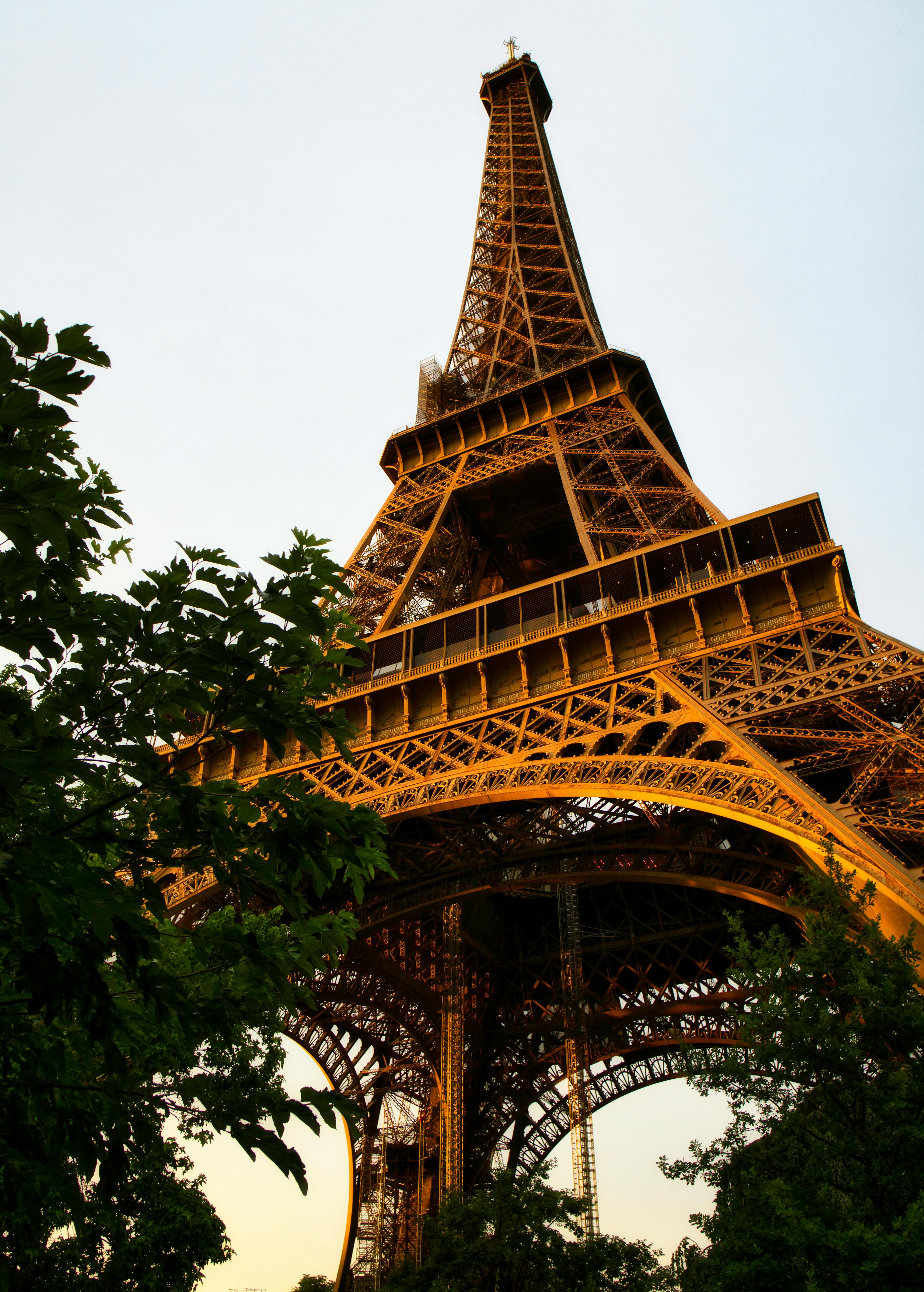 Eiffel Tower in Paris at Golden Hour · Free Stock Photo