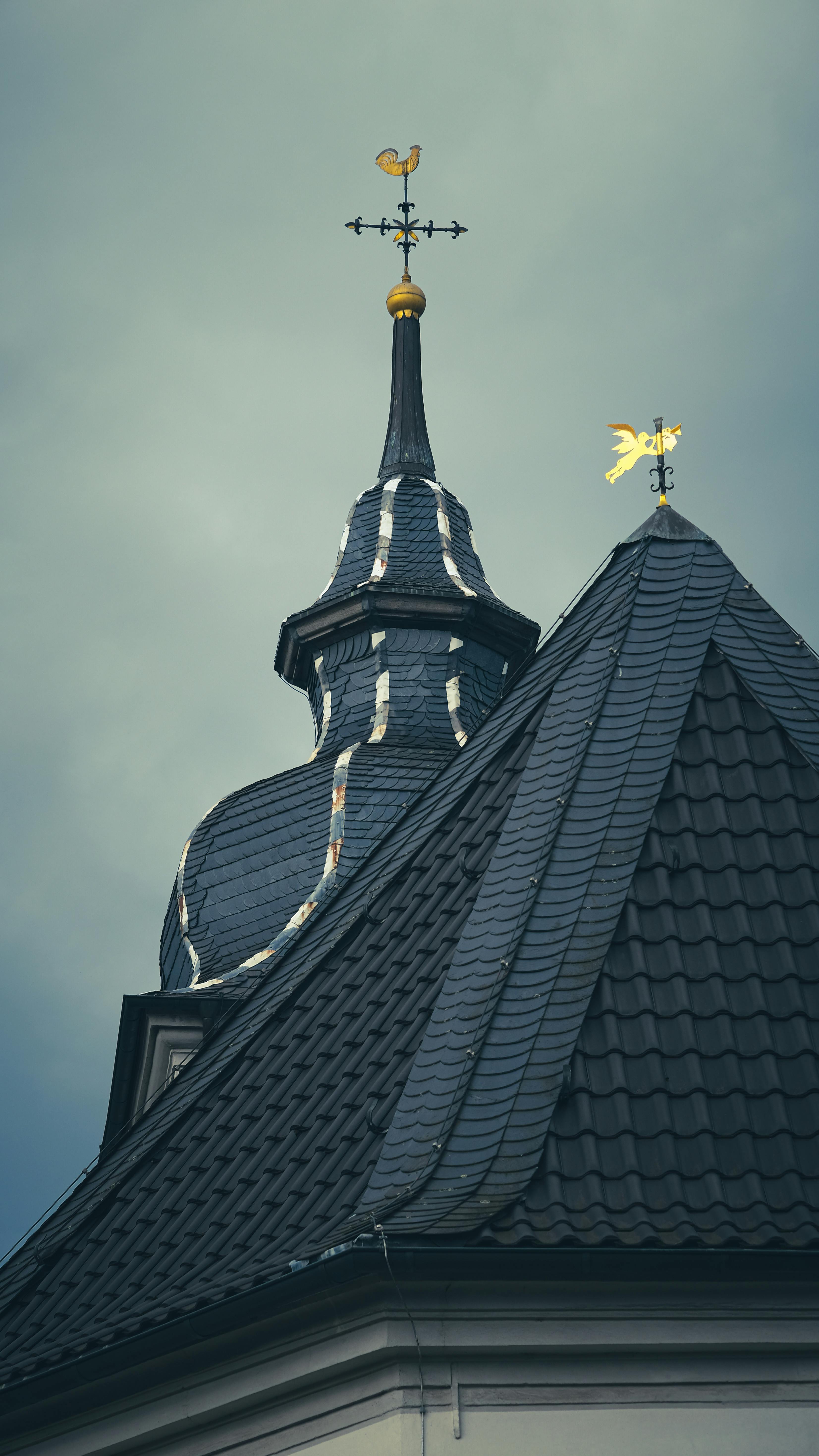 Architectural Detail of Historical European Roof · Free Stock Photo