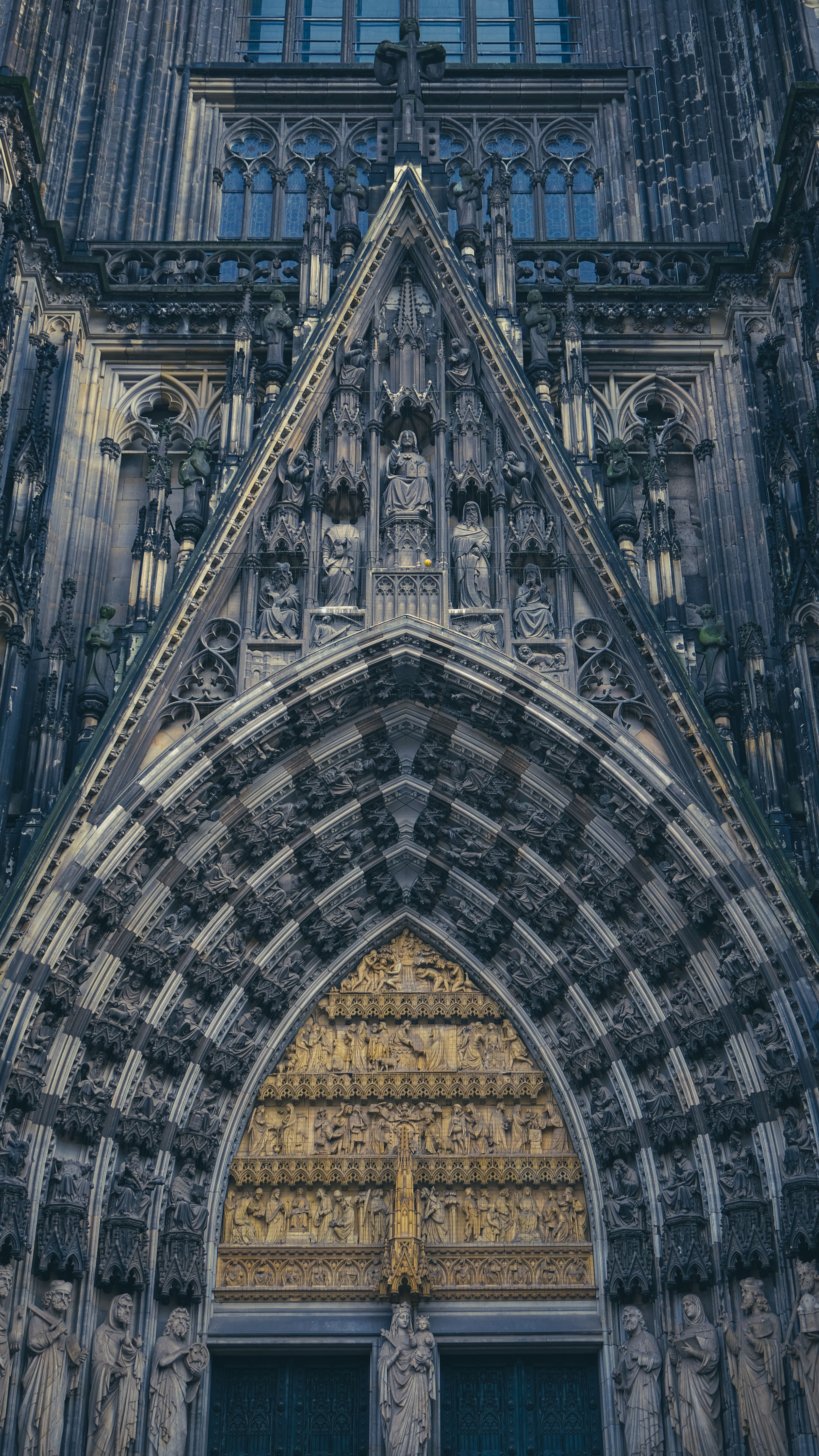 Gothic Architecture Cathedral Facade · Free Stock Photo