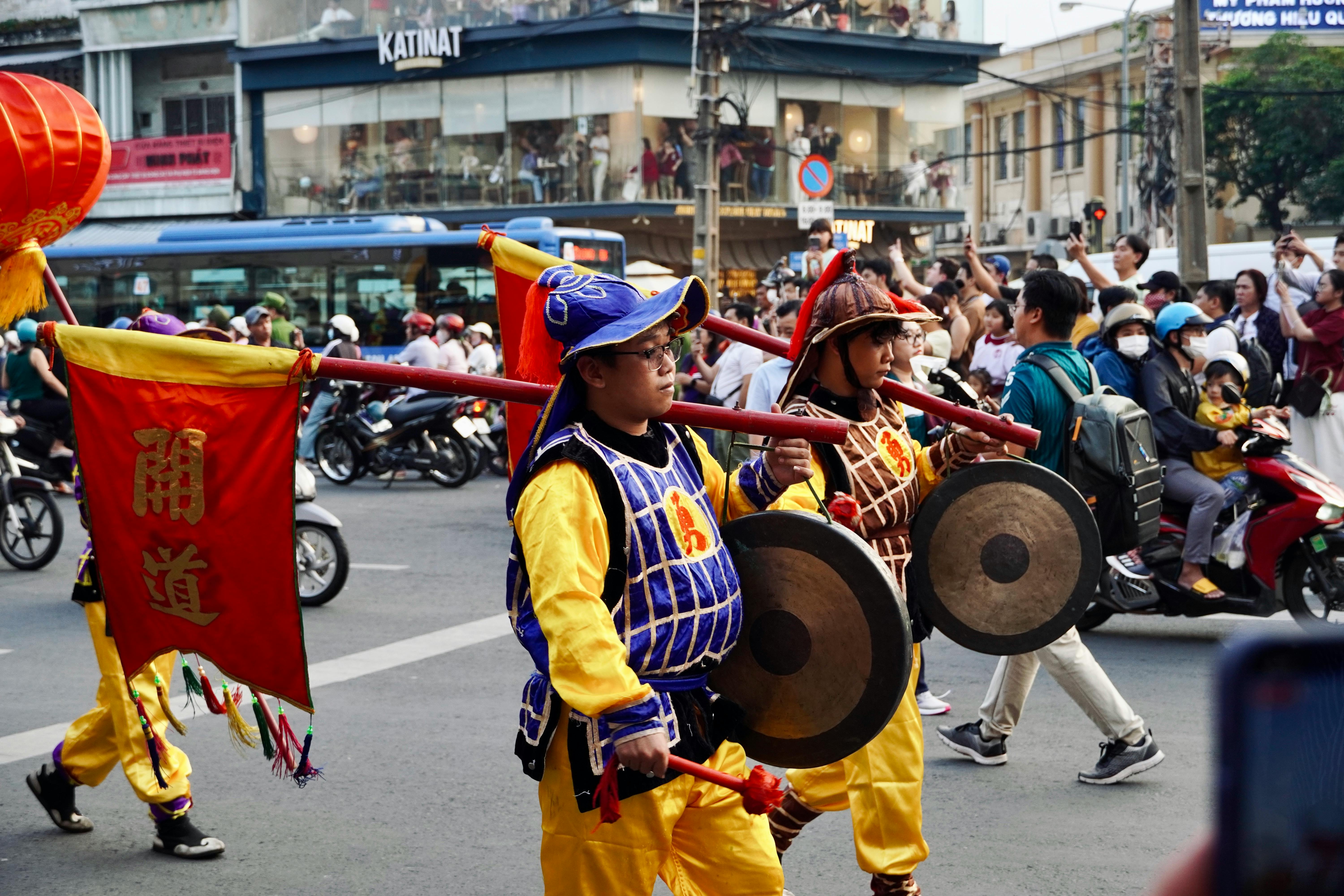 Cultural Parade with Traditional Costumes · Free Stock Photo