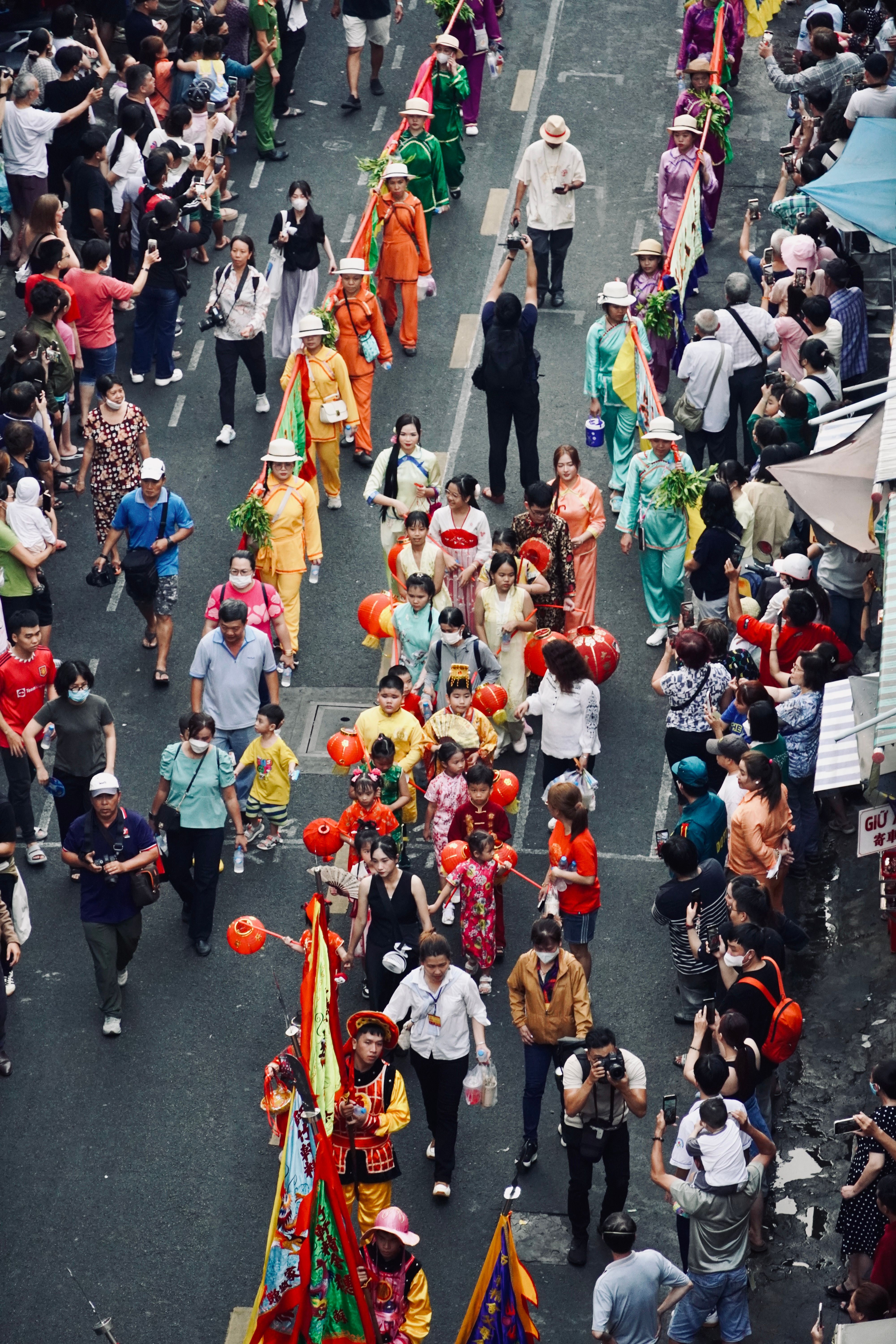 Vibrant Asian Street Parade Celebration · Free Stock Photo