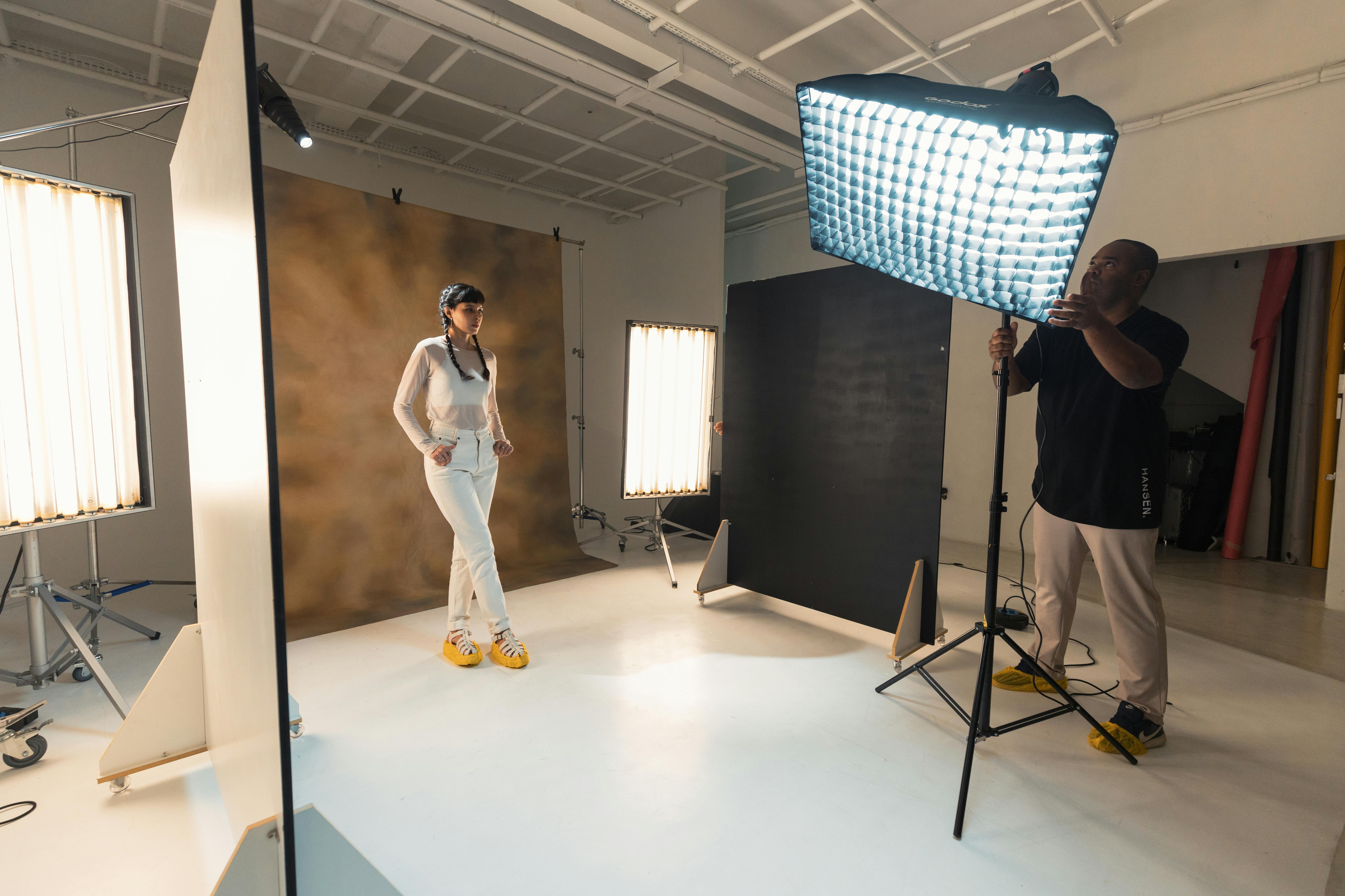 Professional Portrait Photography Studio Setup · Free Stock Photo