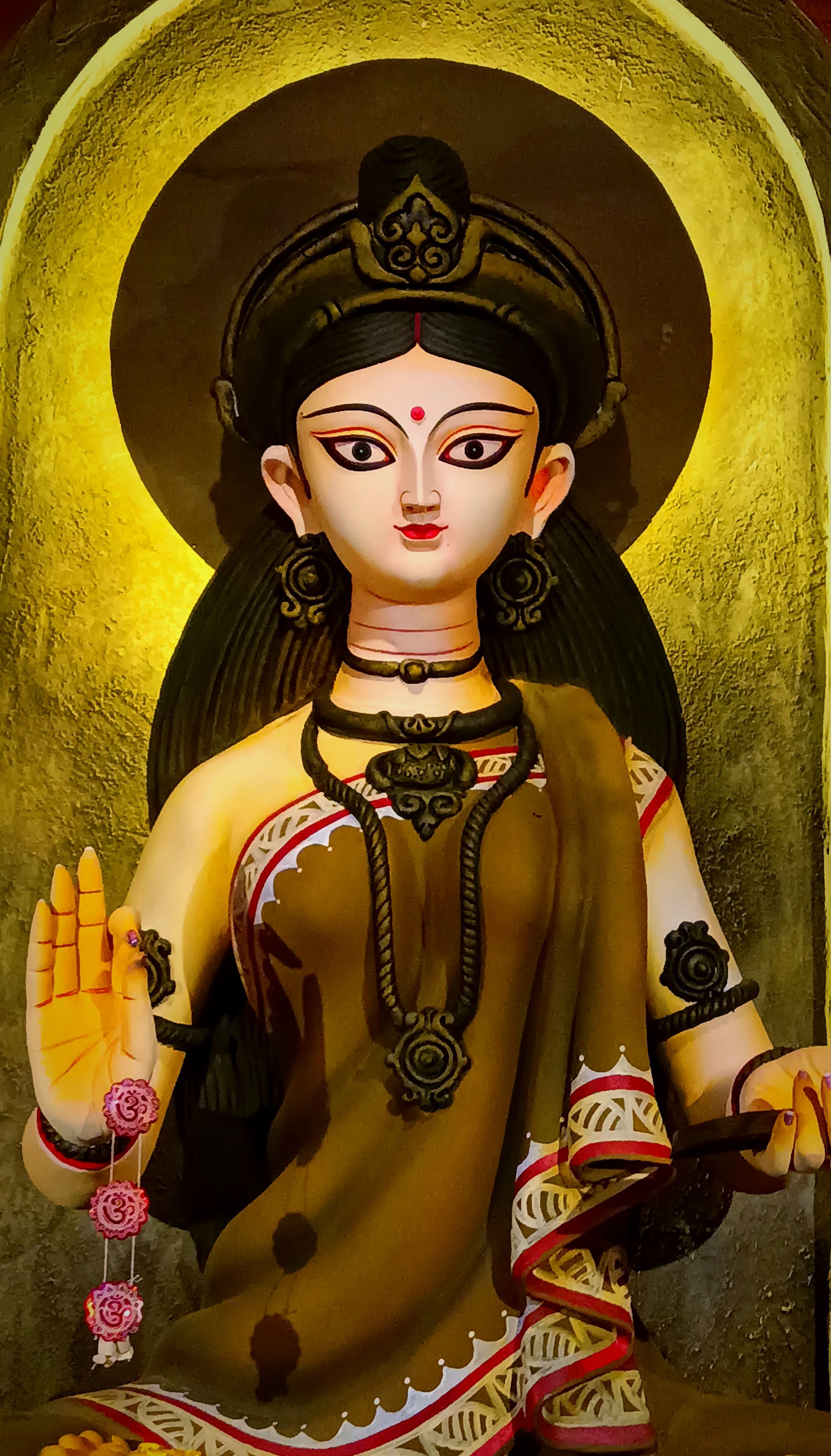 Traditional Hindu Goddess Statue Idol Art · Free Stock Photo