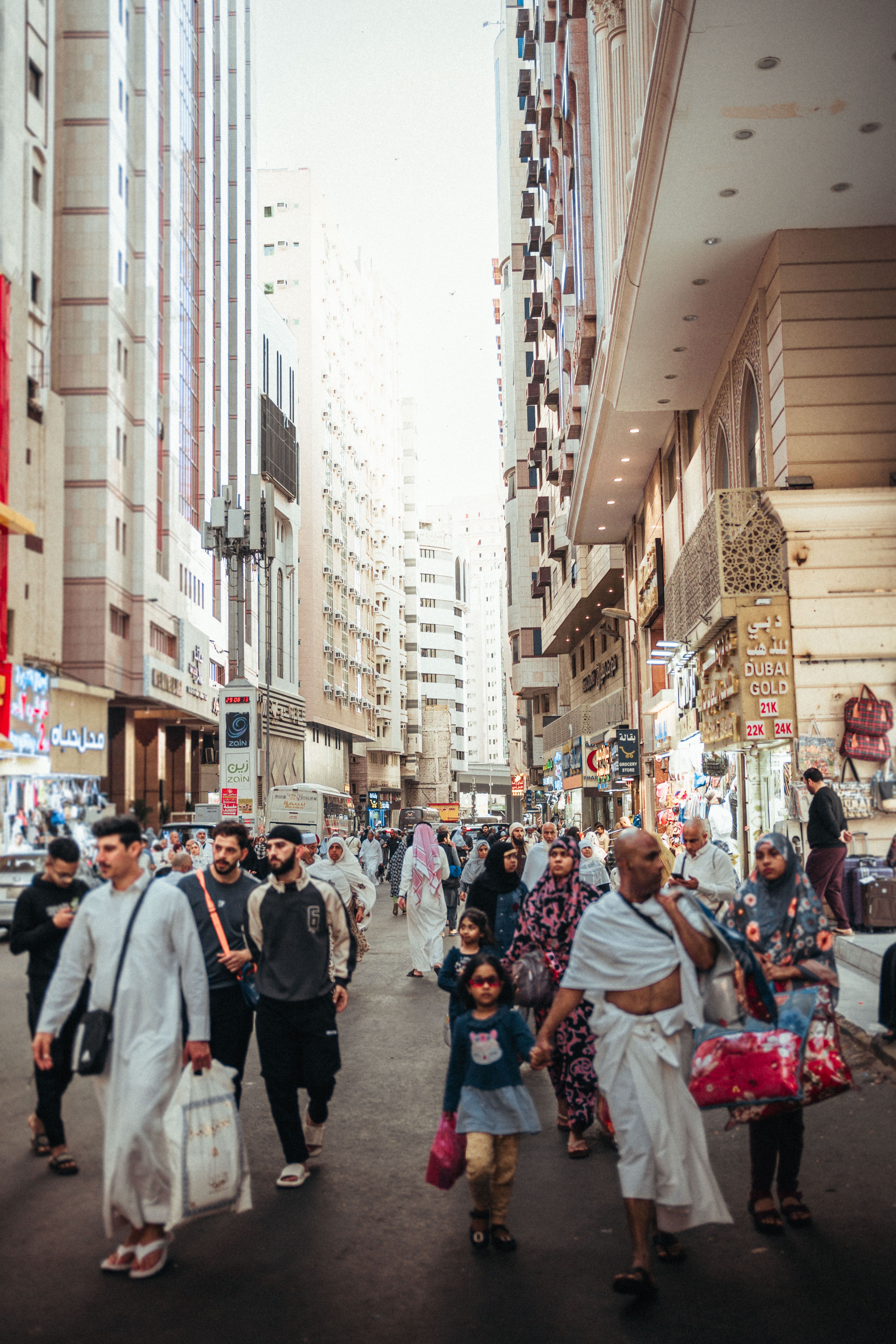 Bustling Urban Street in Middle Eastern City · Free Stock Photo