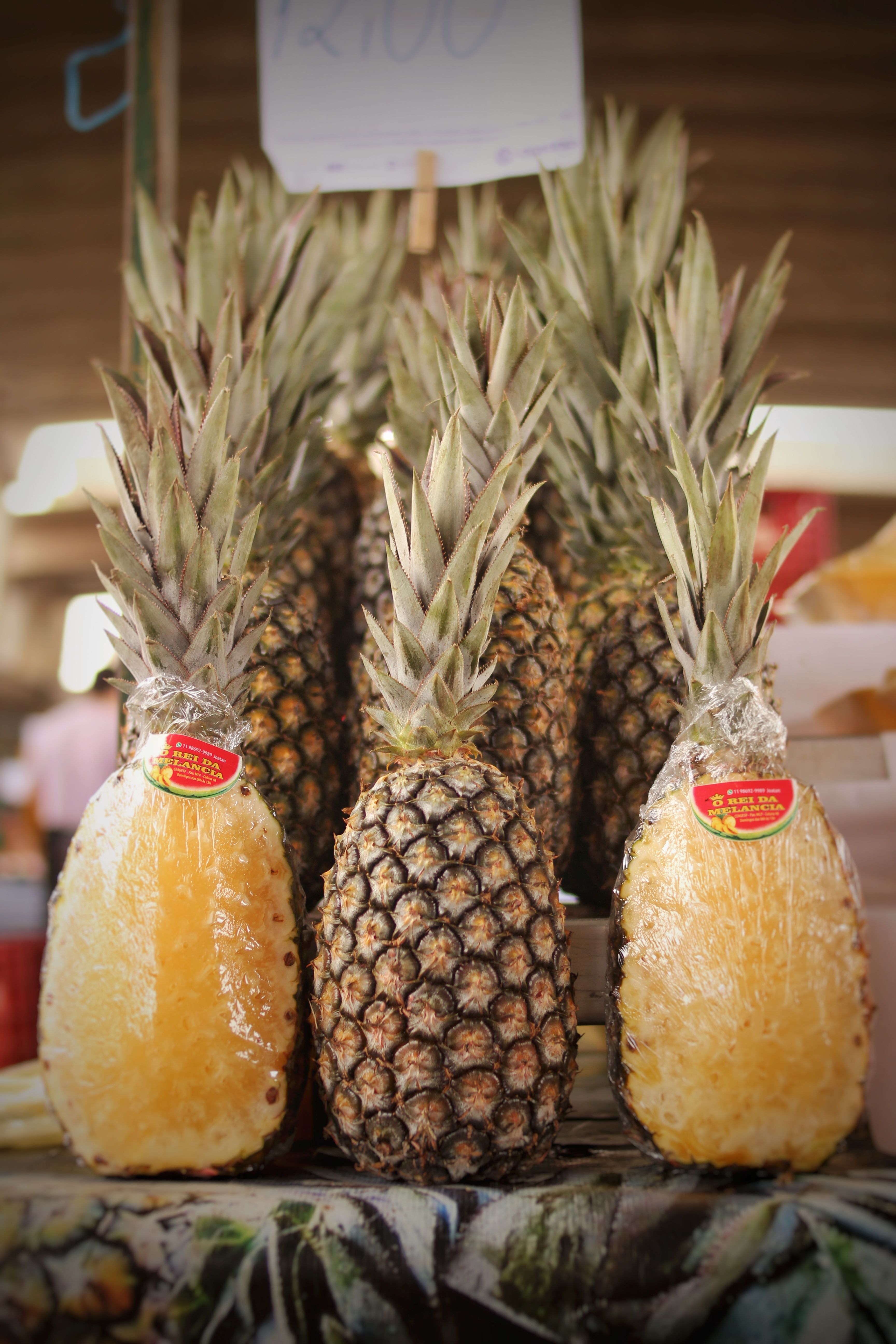 Fresh Pineapples at São Paulo Outdoor Market · Free Stock Photo
