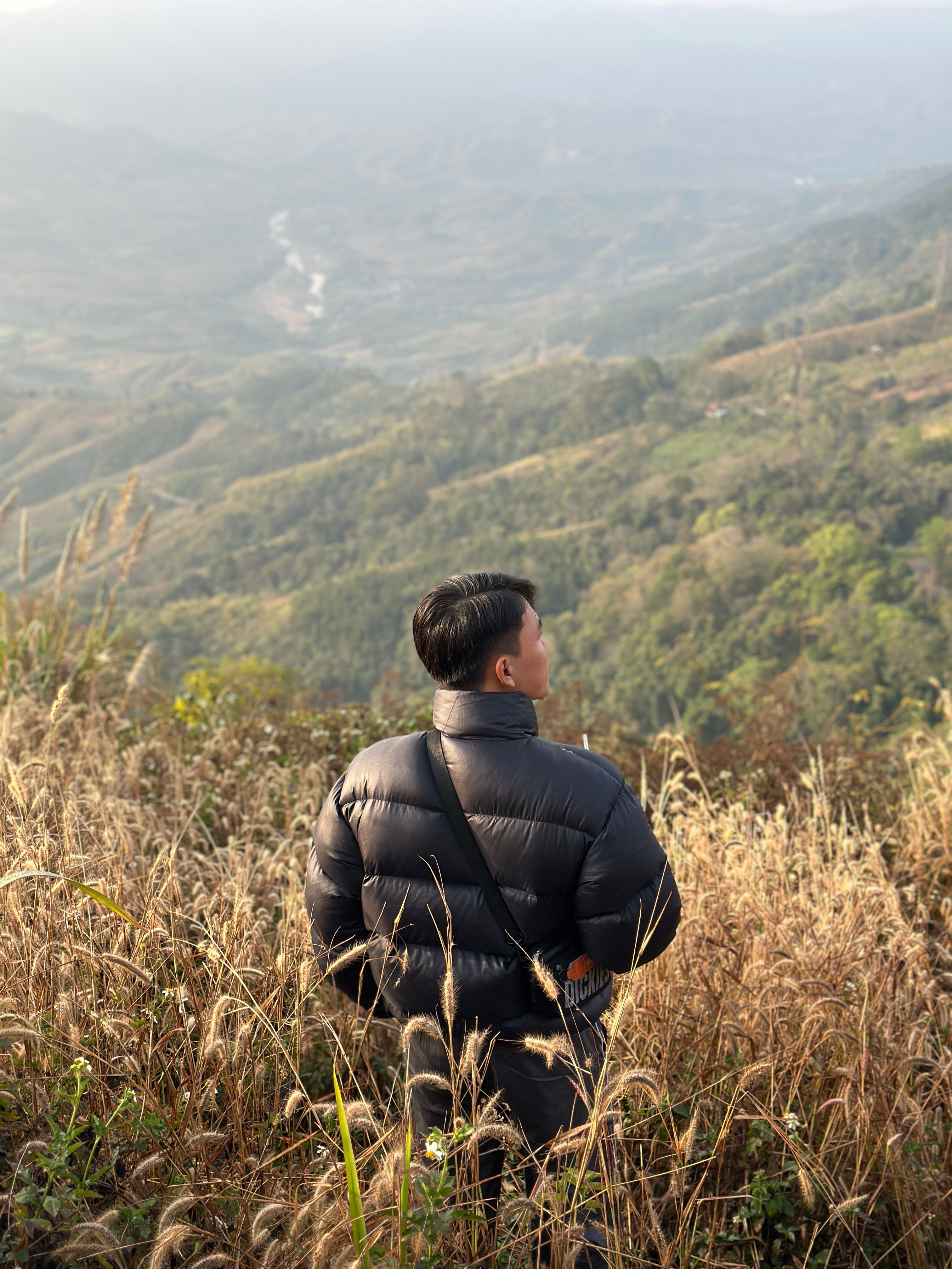Man Admiring Scenic View in Kon Tum Vietnam · Free Stock Photo