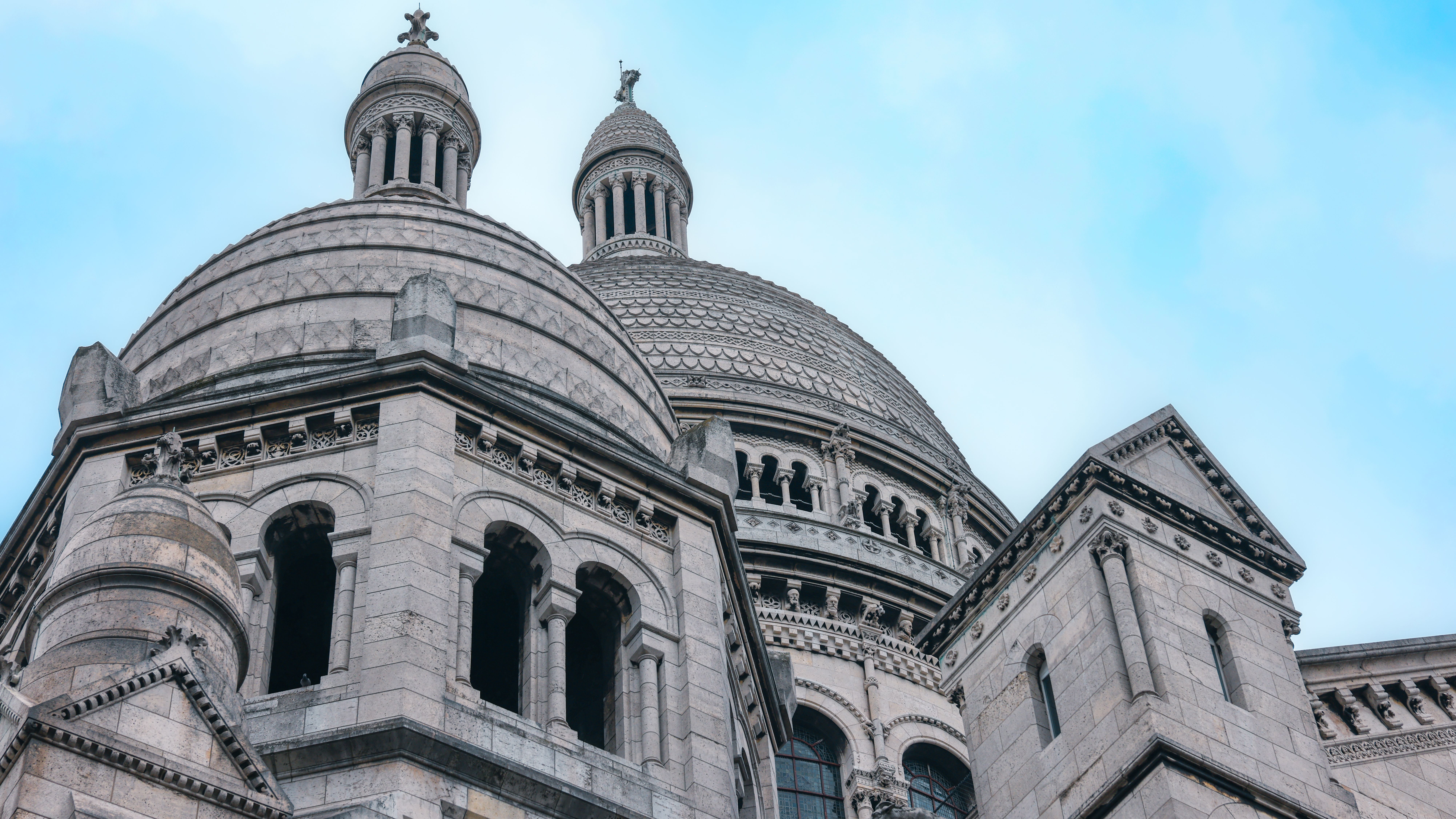 Vue Majestueuse De La Basilique Du Sacré Cœur à Paris · Photo gratuite