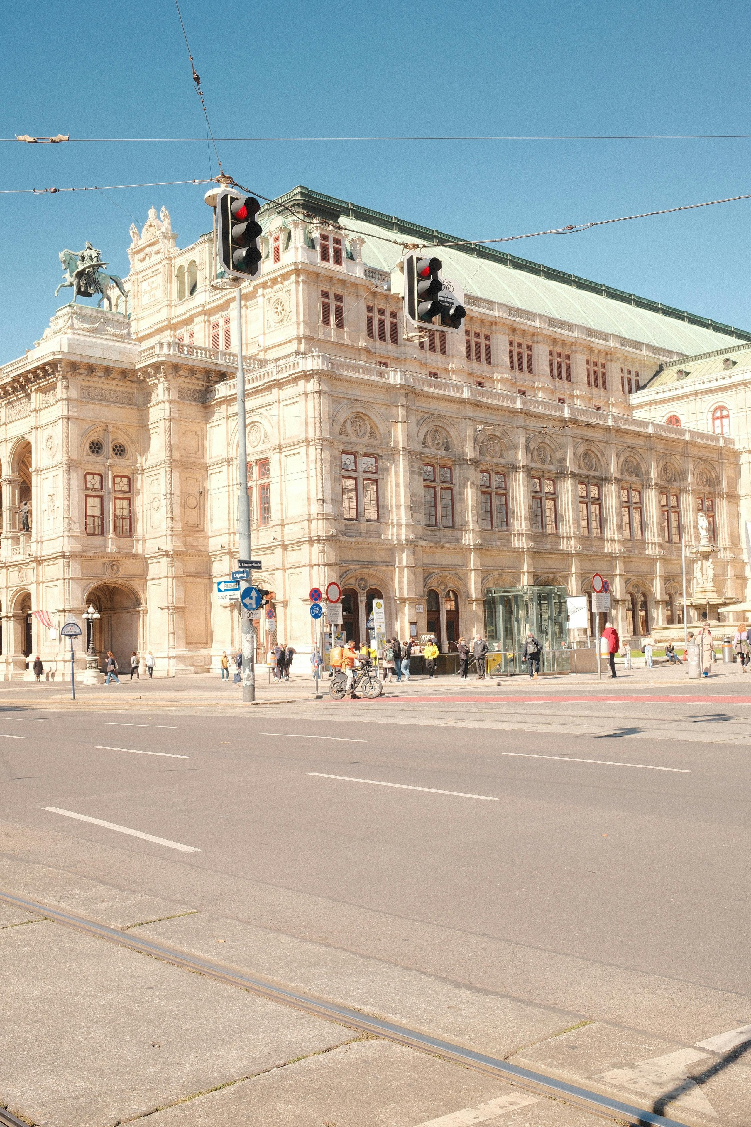 Historic Vienna State Opera House Street View · Free Stock Photo