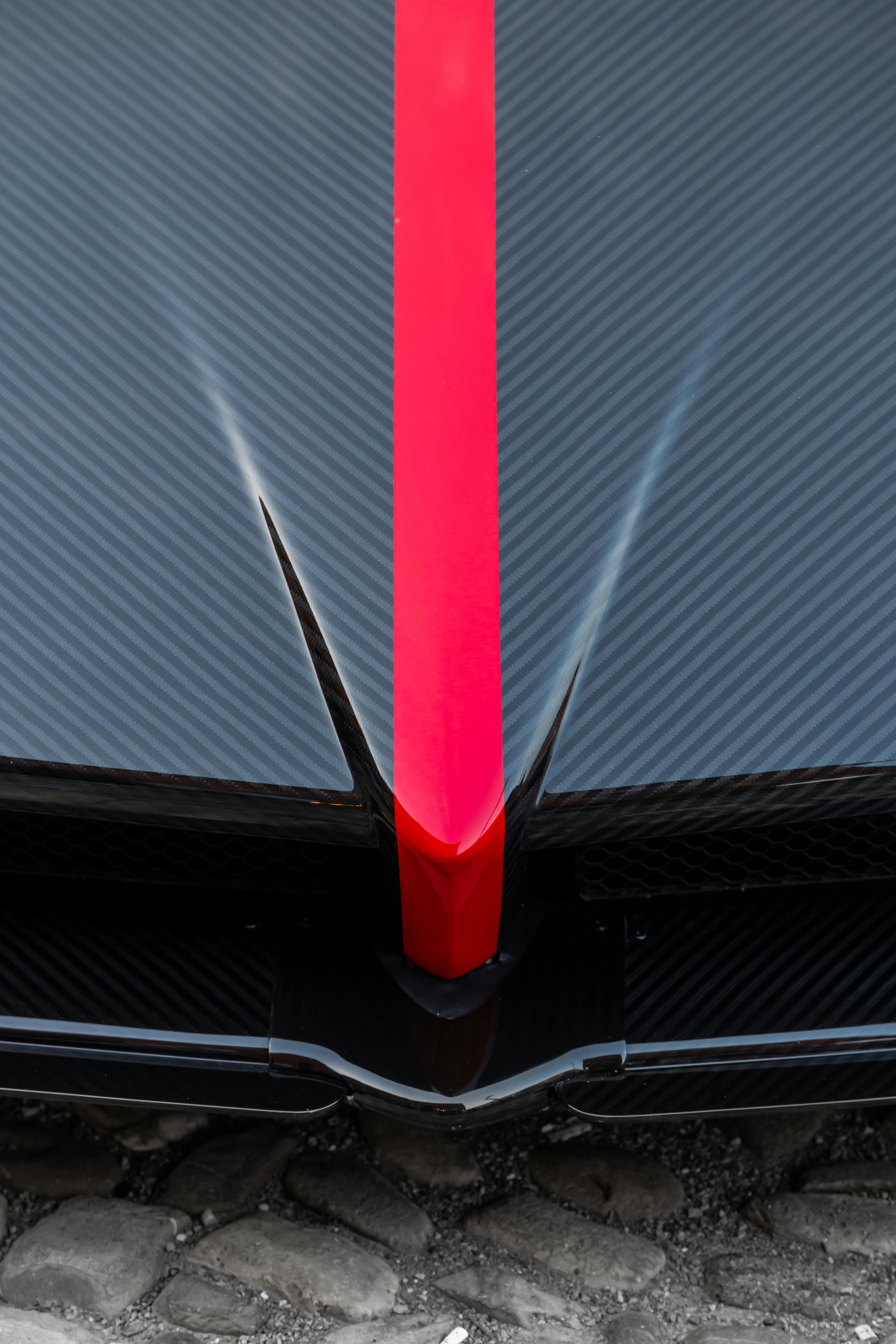 Close-up View of a Luxury Carbon Fiber Car Hood · Free Stock Photo