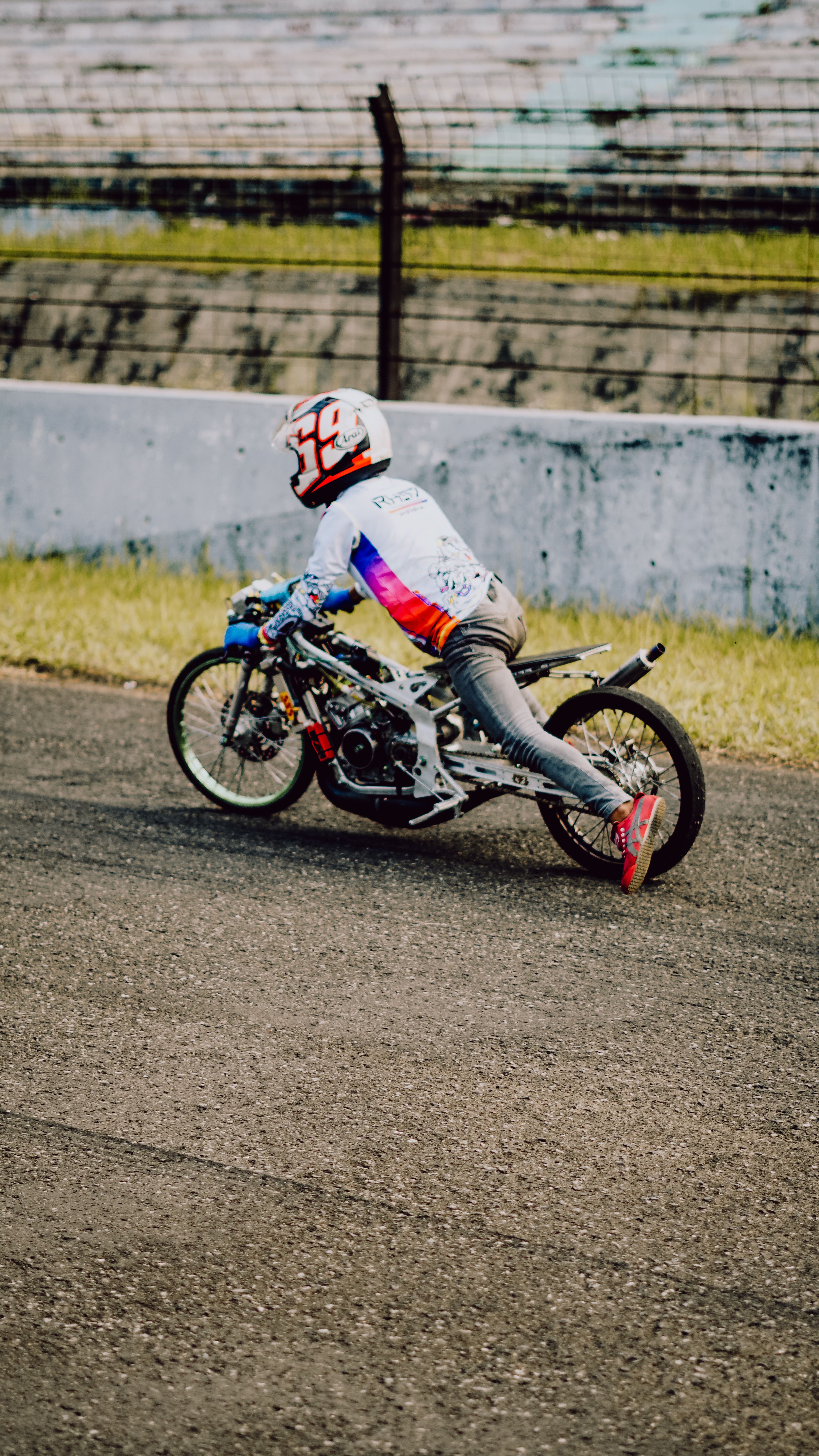 Exciting Motorcycle Racing Action in Jakarta · Free Stock Photo