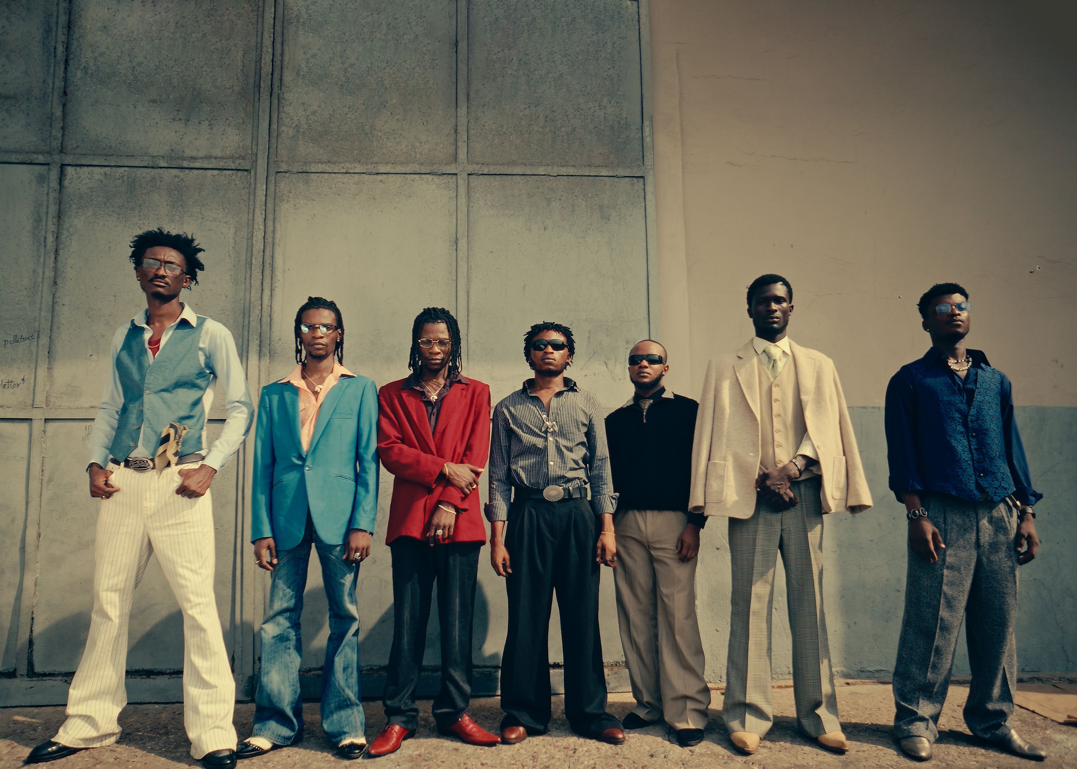 Stylish Group in Modern Vintage Attire · Free Stock Photo