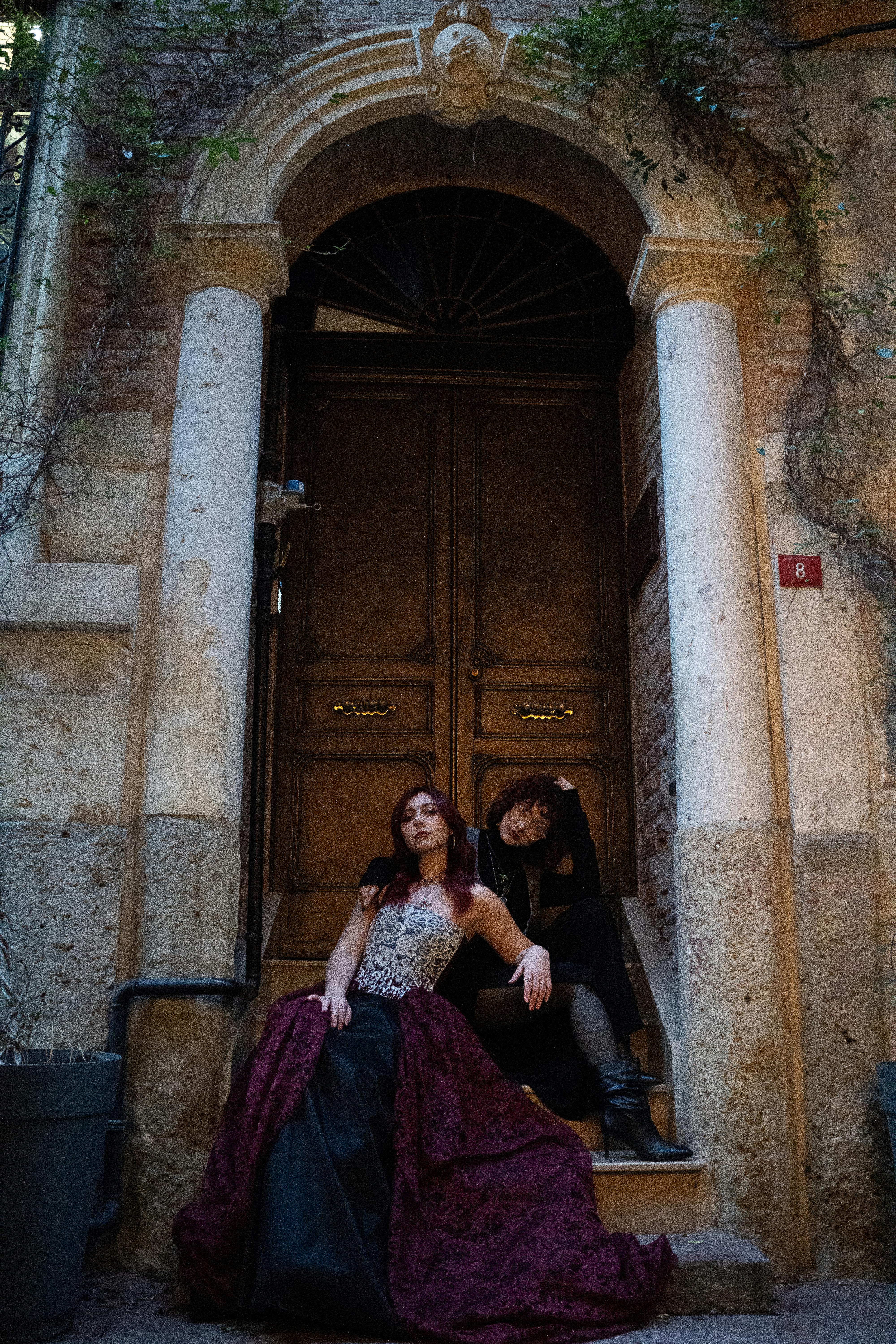 Gothic Fashion in Historic Urban Setting · Free Stock Photo