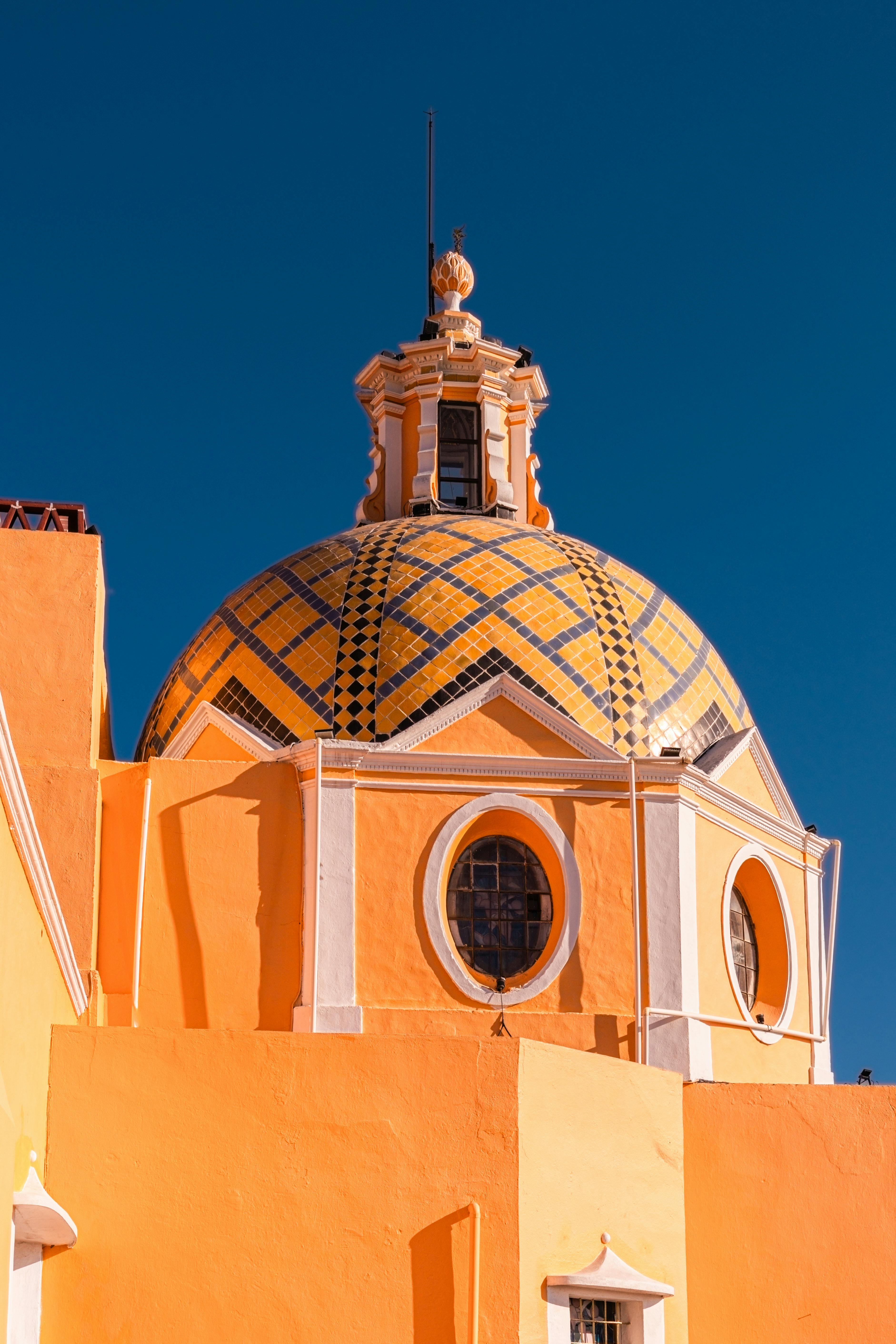 Colorful Dome Architecture in Cholula, Mexico · Free Stock Photo