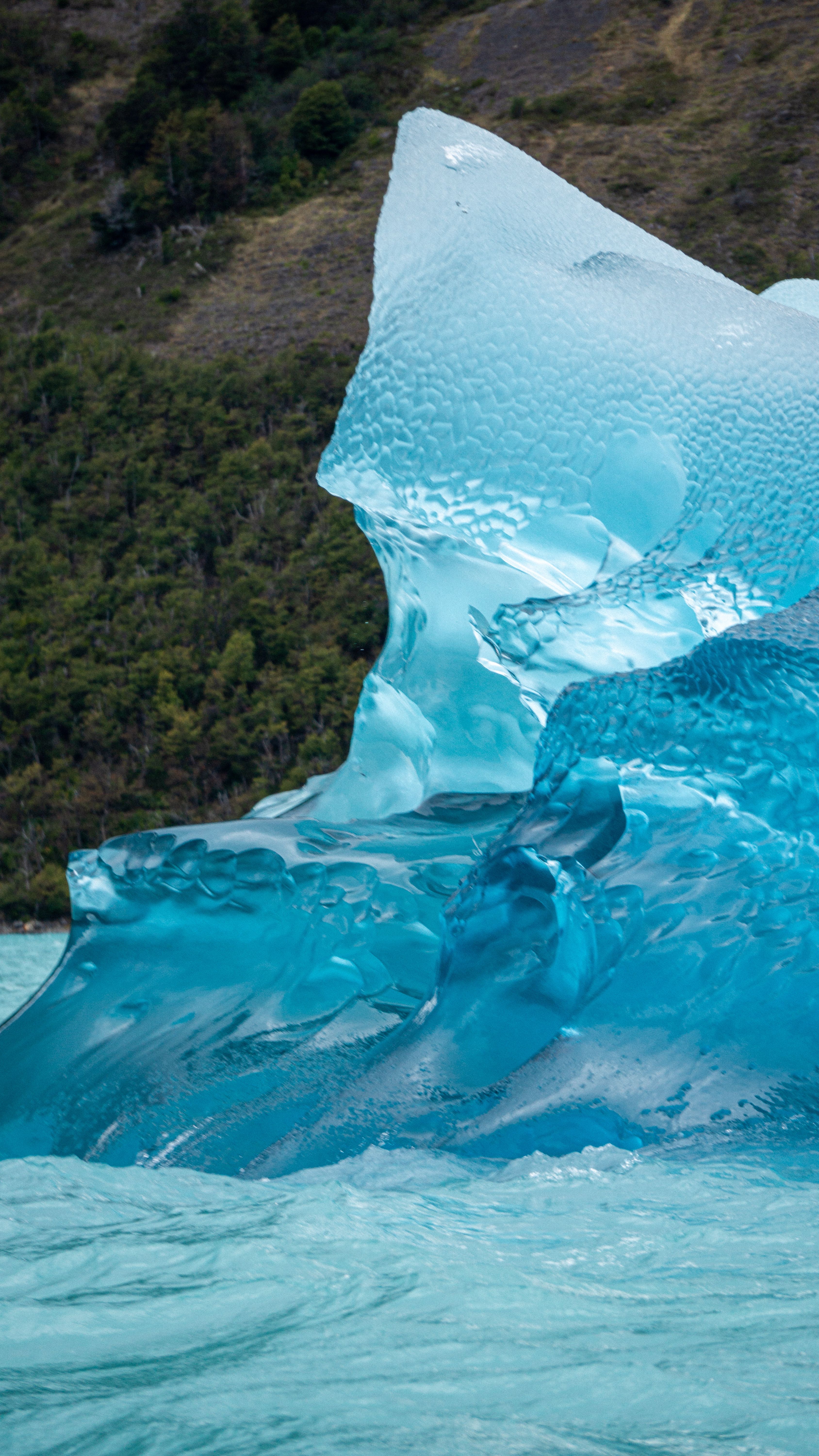 Majestic Blue Iceberg in Patagonia Scenic View · Free Stock Photo