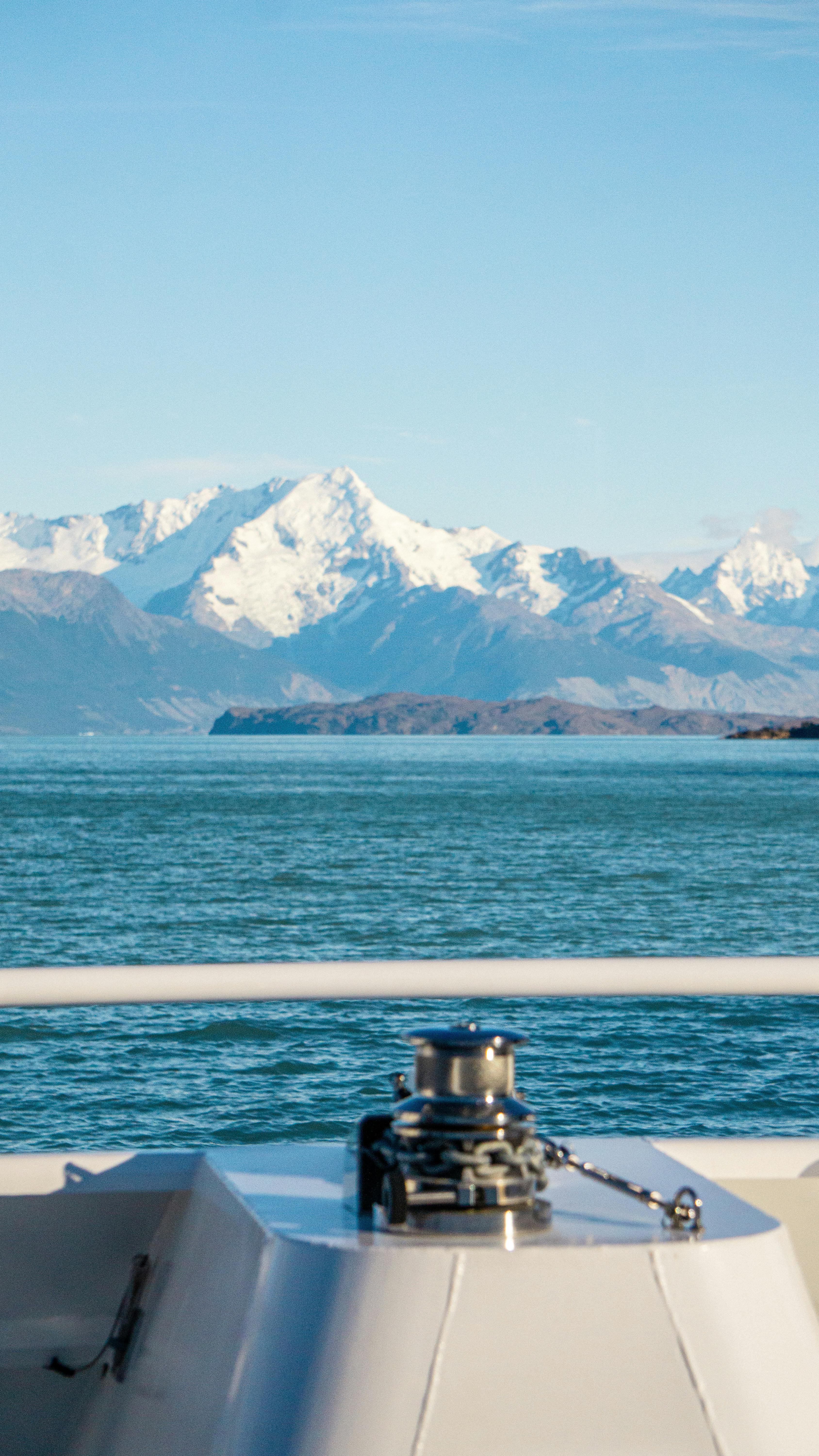 Scenic View of Andes Mountains from Boat · Free Stock Photo