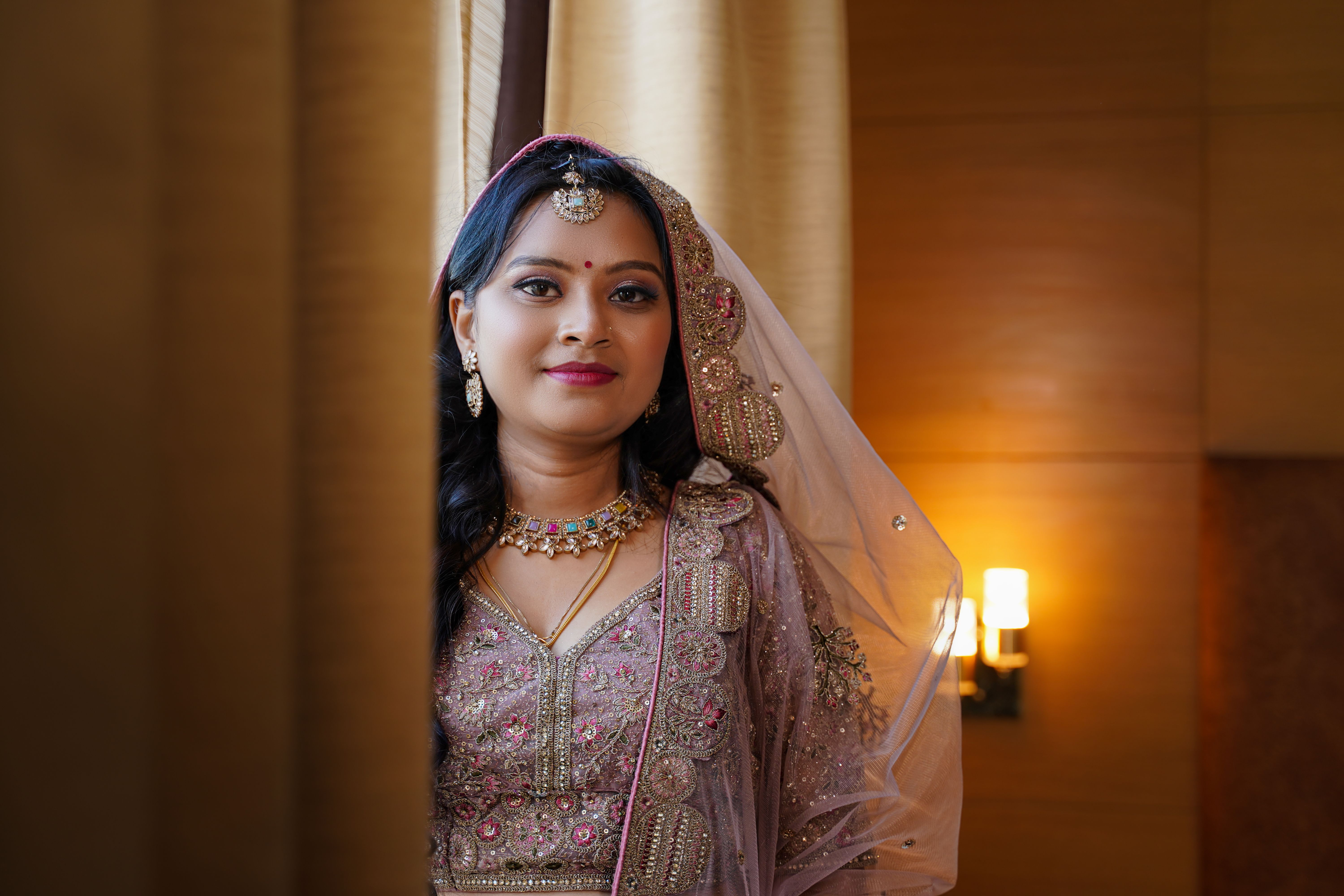 Elegant Indian Bride in Traditional Attire · Free Stock Photo