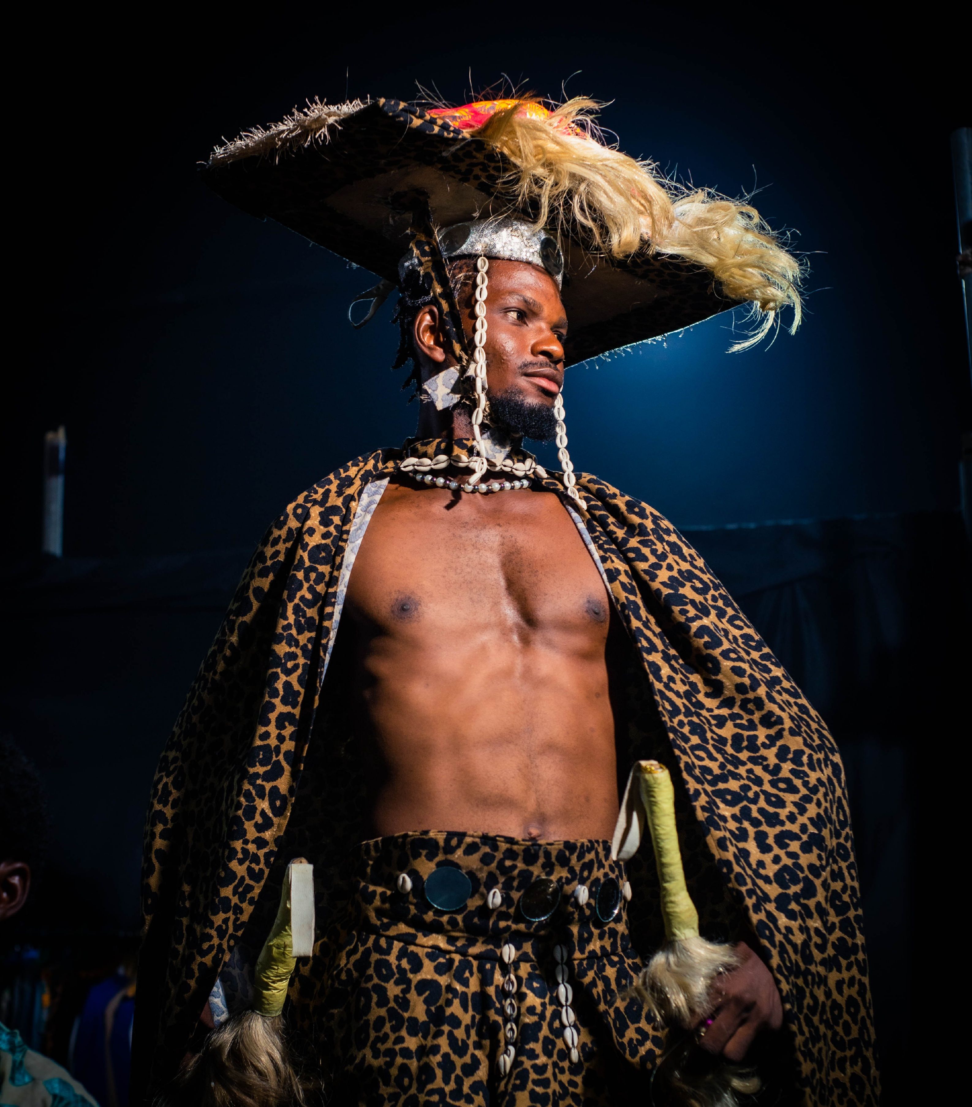 Traditional African Warrior Costume Portrait · Free Stock Photo