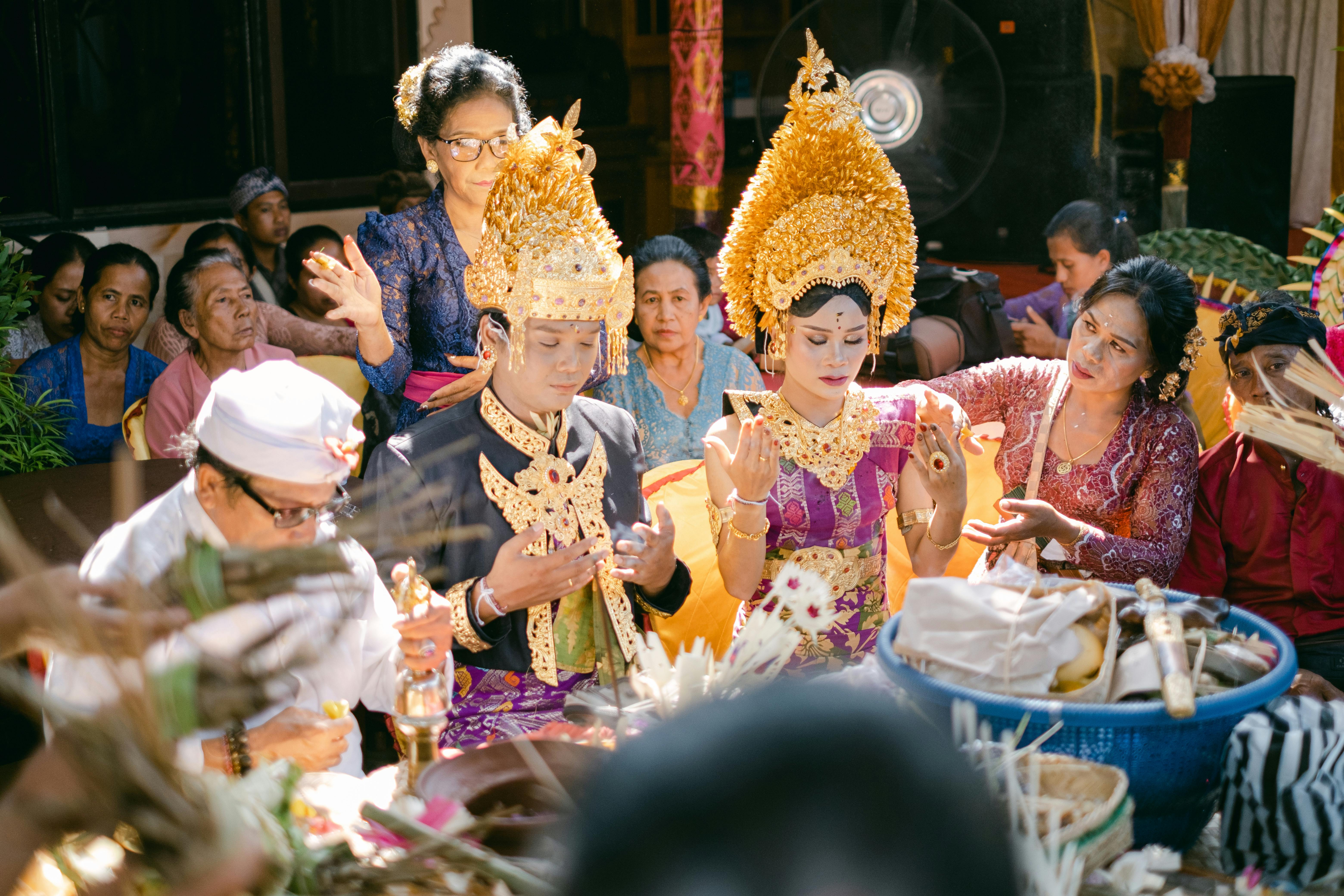 Traditional Balinese Wedding Ceremony · Free Stock Photo