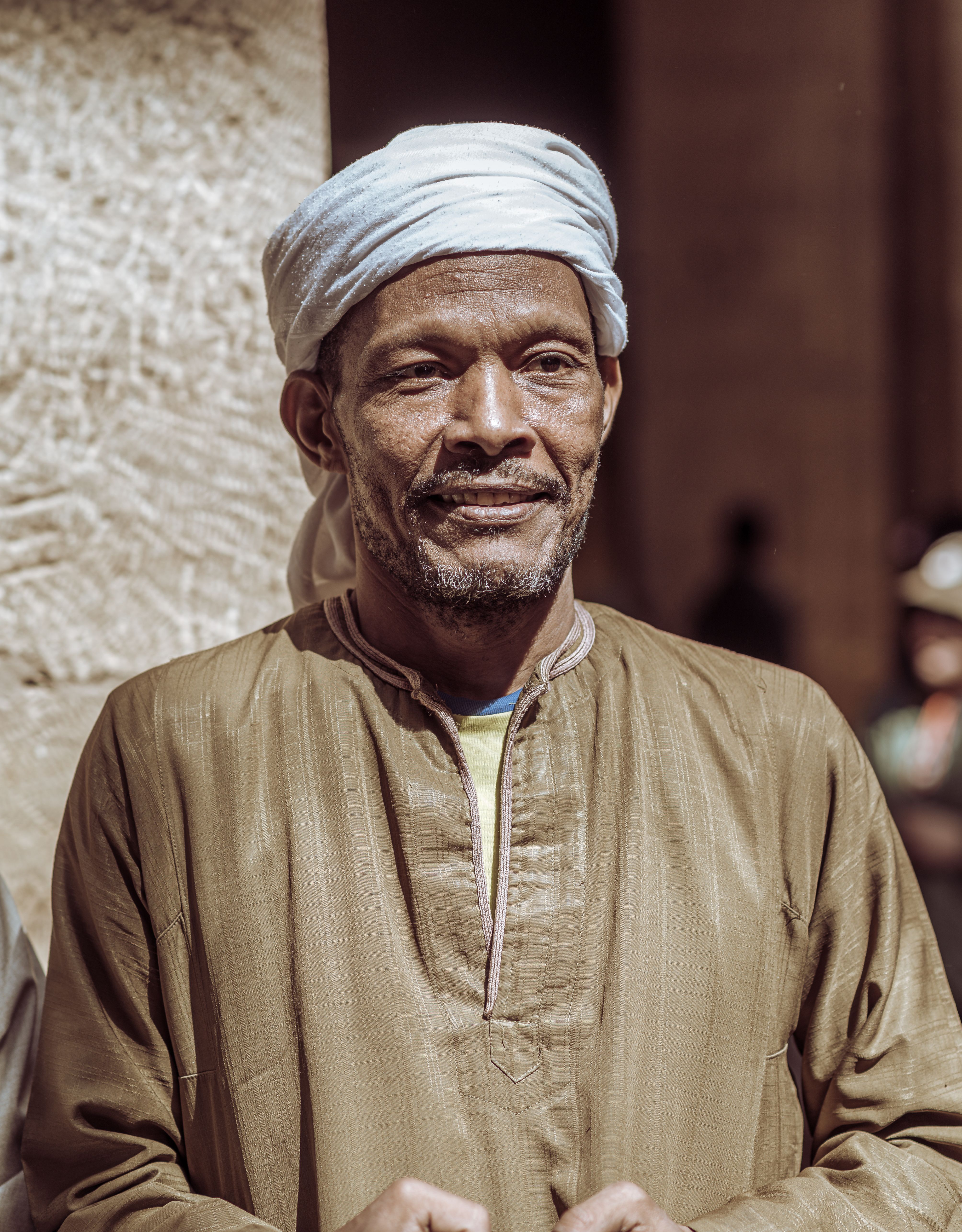Portrait of Middle Eastern Man in Traditional Attire · Free Stock Photo