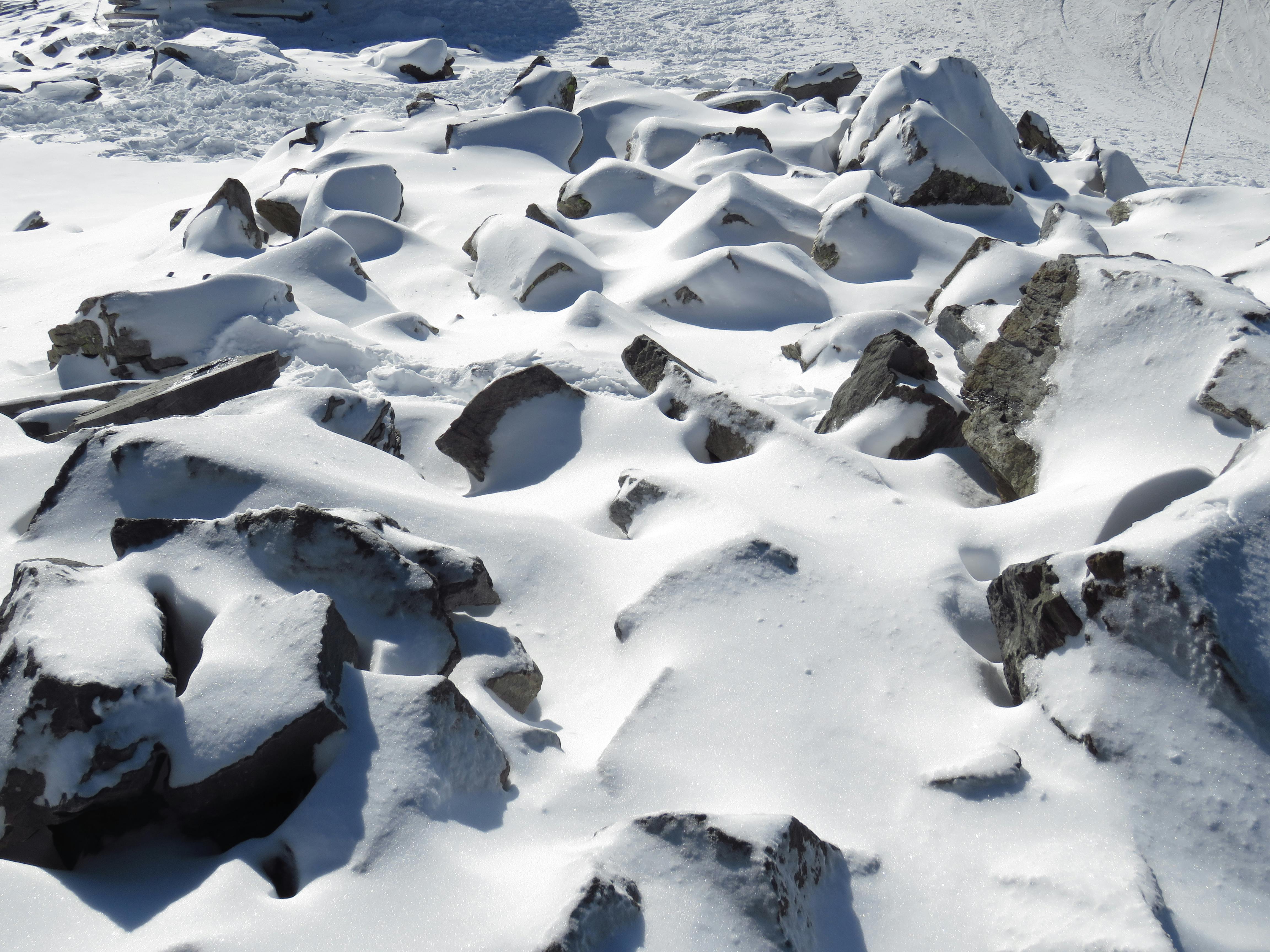 Free stock photo of rocks, snow, snow capped