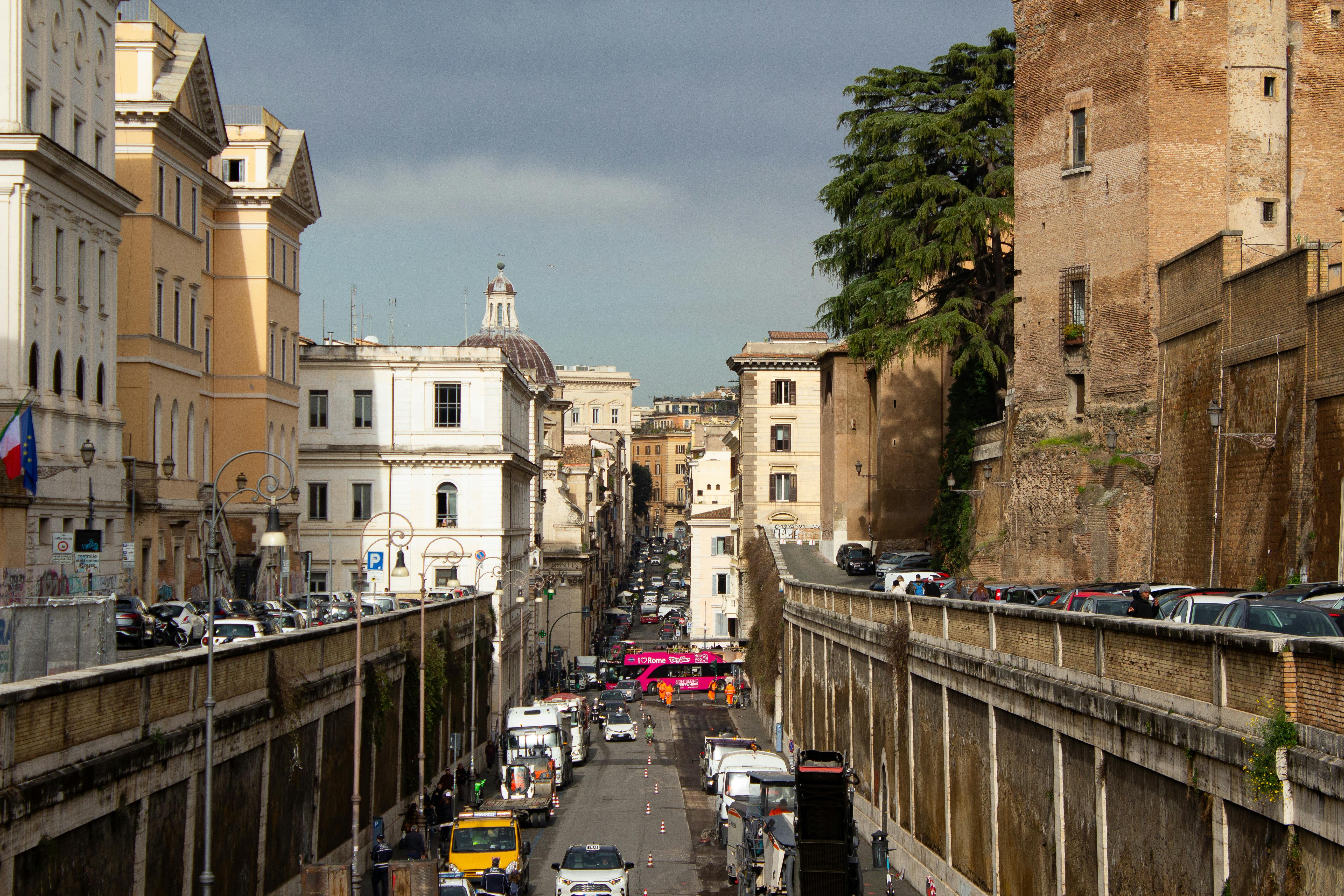 Historic Street View in Rome, Italy · Free Stock Photo
