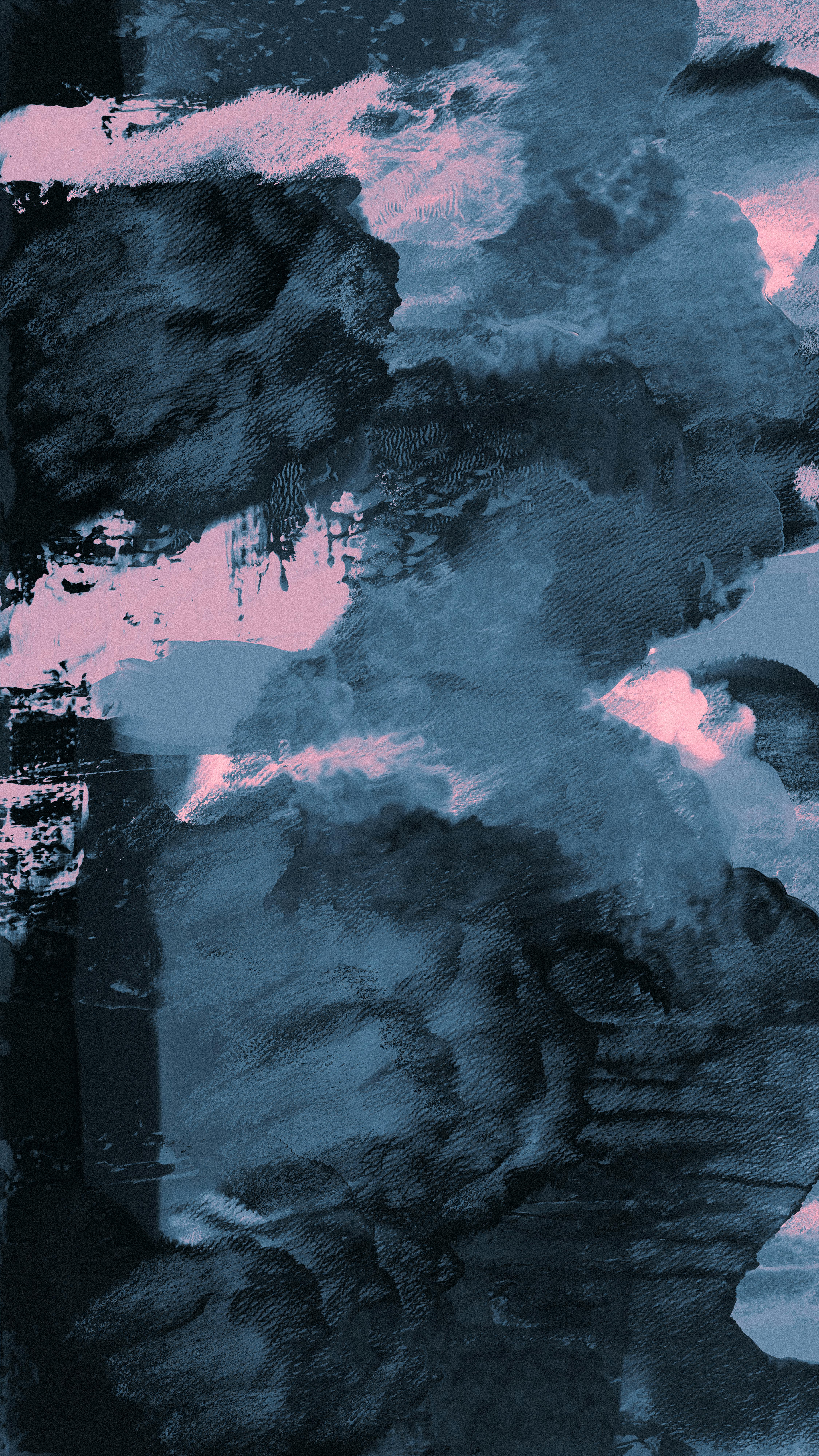 Blue Abstract Painting · Free Stock Photo