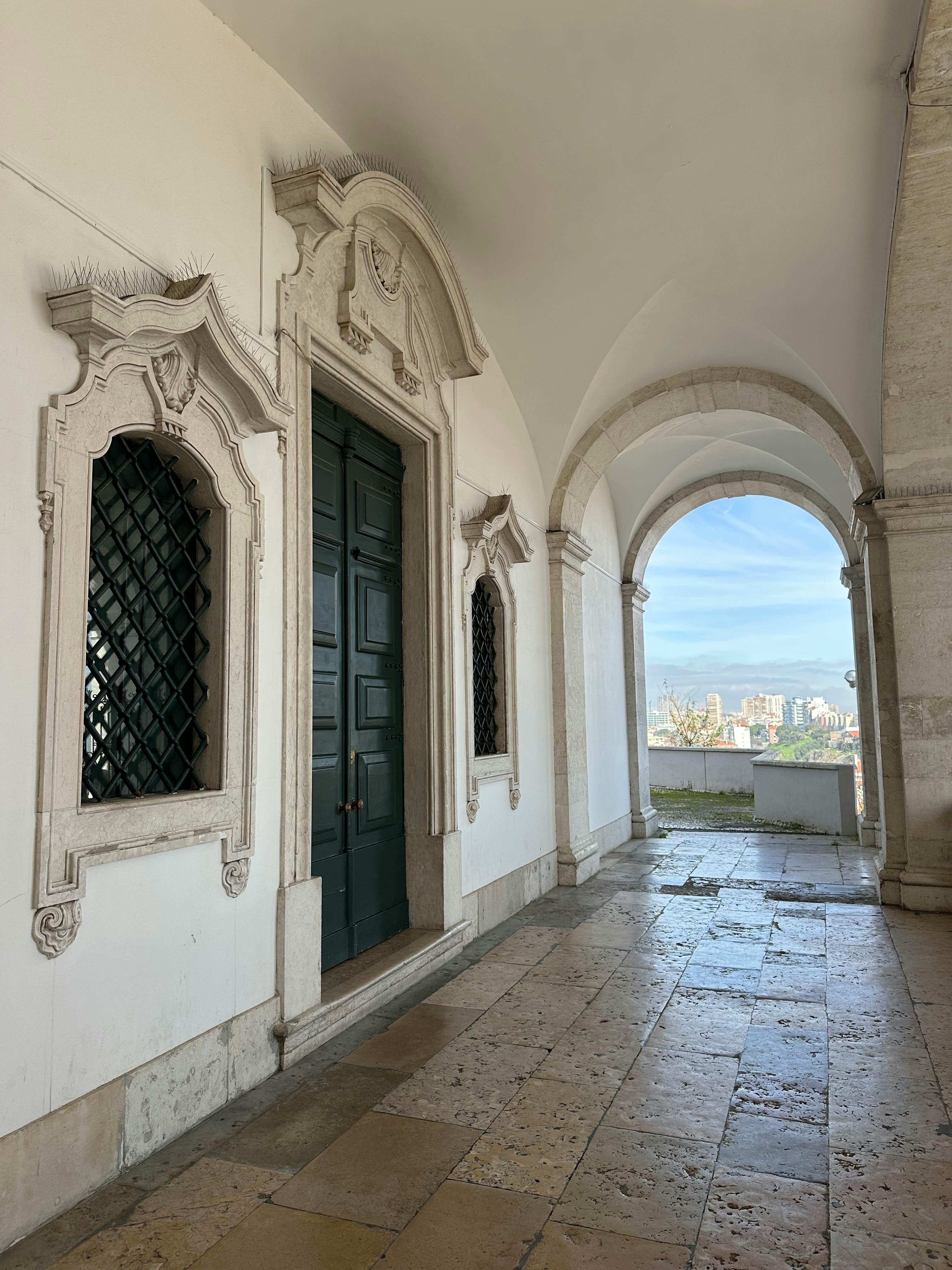 Historical Architecture with City View in Lisbon · Free Stock Photo