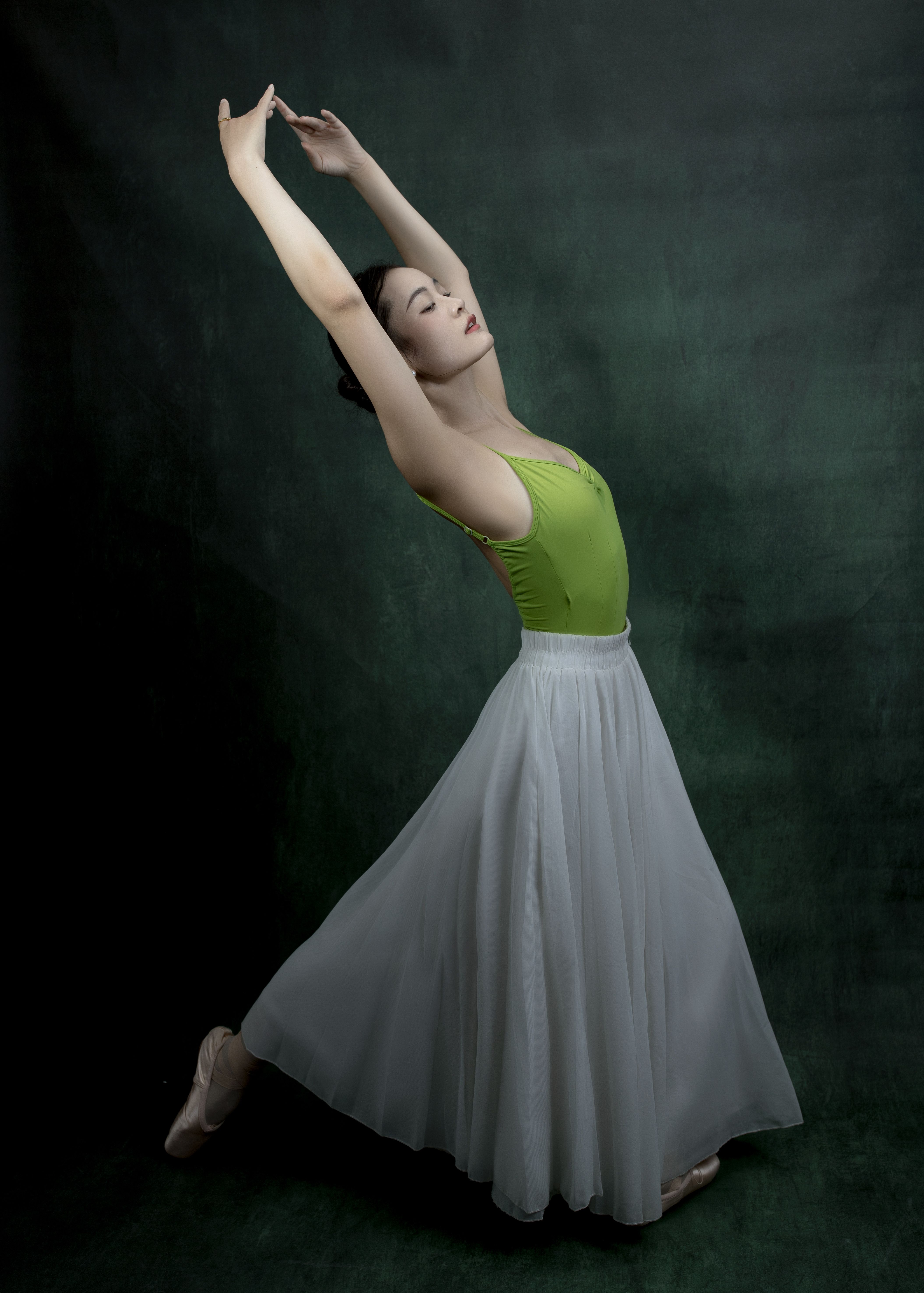 Graceful Ballerina in Elegant Pose · Free Stock Photo