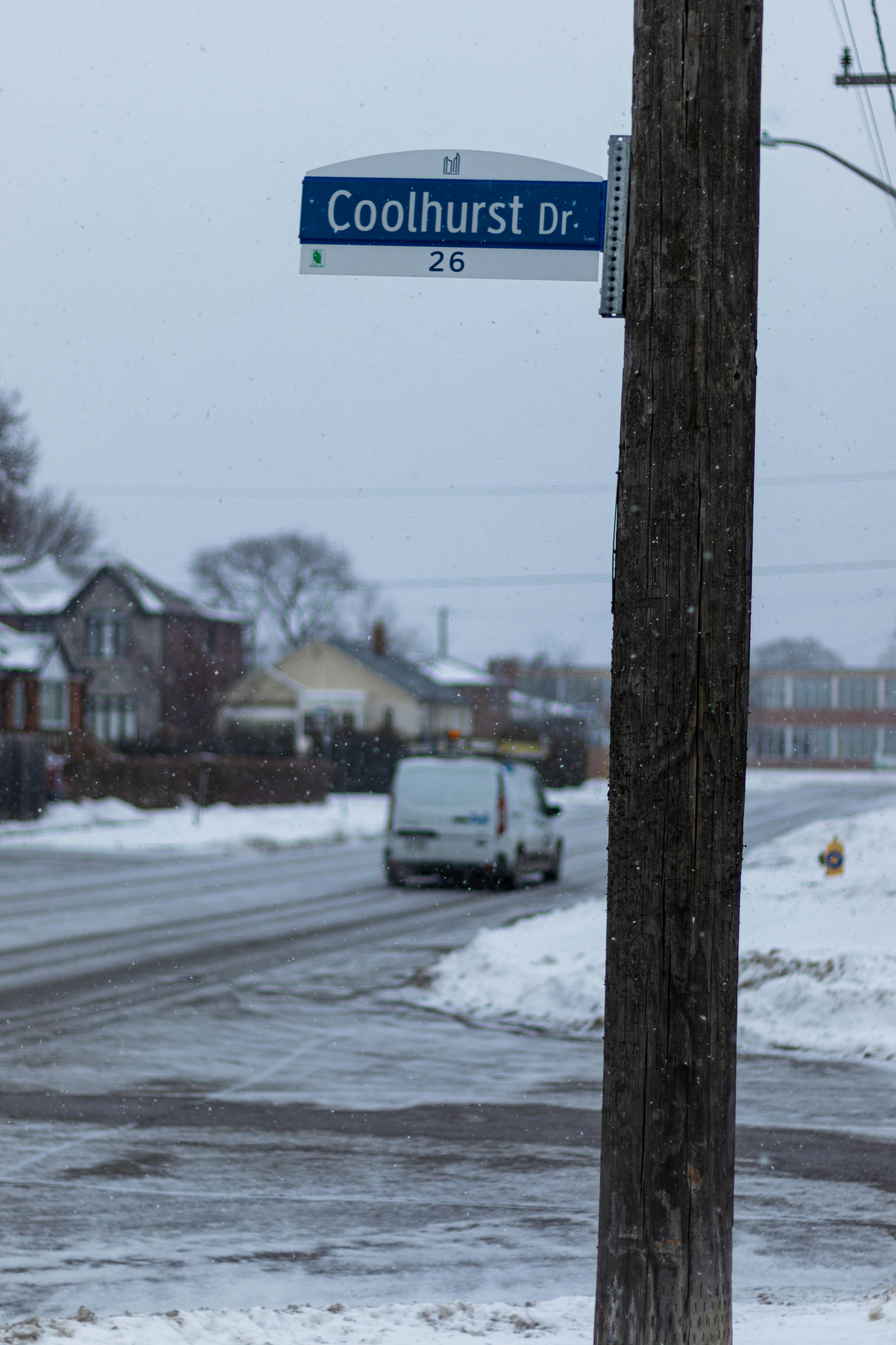 Snowy Winter Street Scene in Toronto, Canada · Free Stock Photo