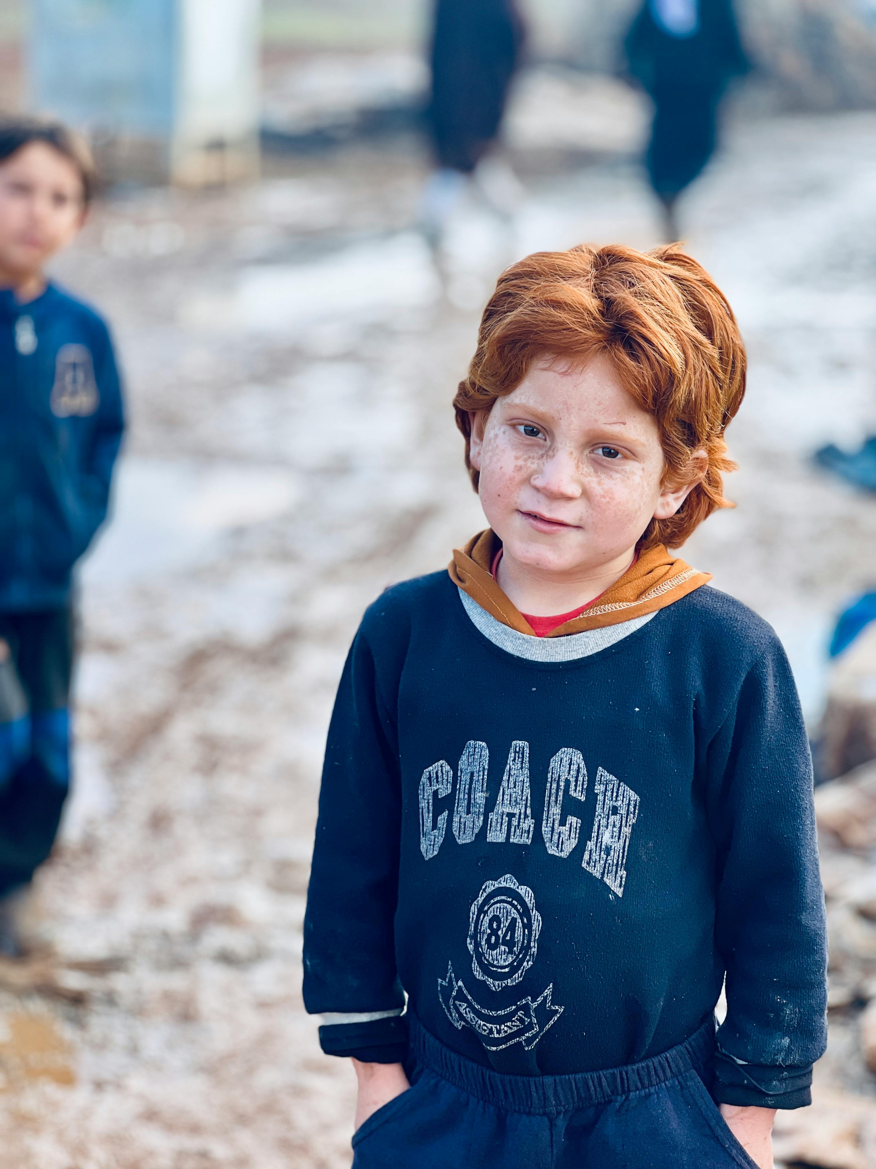 Portrait of a Redheaded Boy in Idlib, Syria · Free Stock Photo
