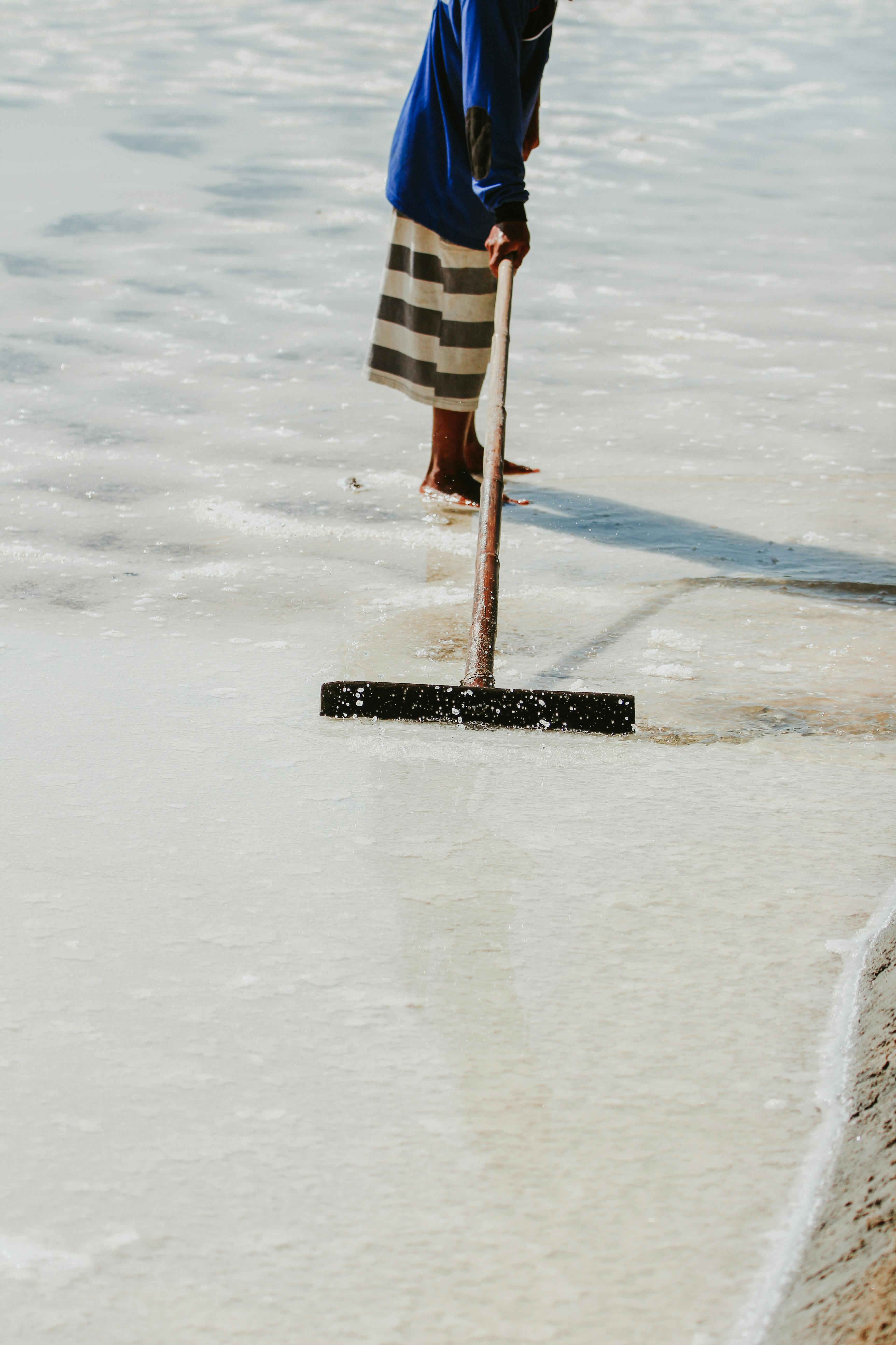 Salt Harvesting in East Java, Indonesia · Free Stock Photo