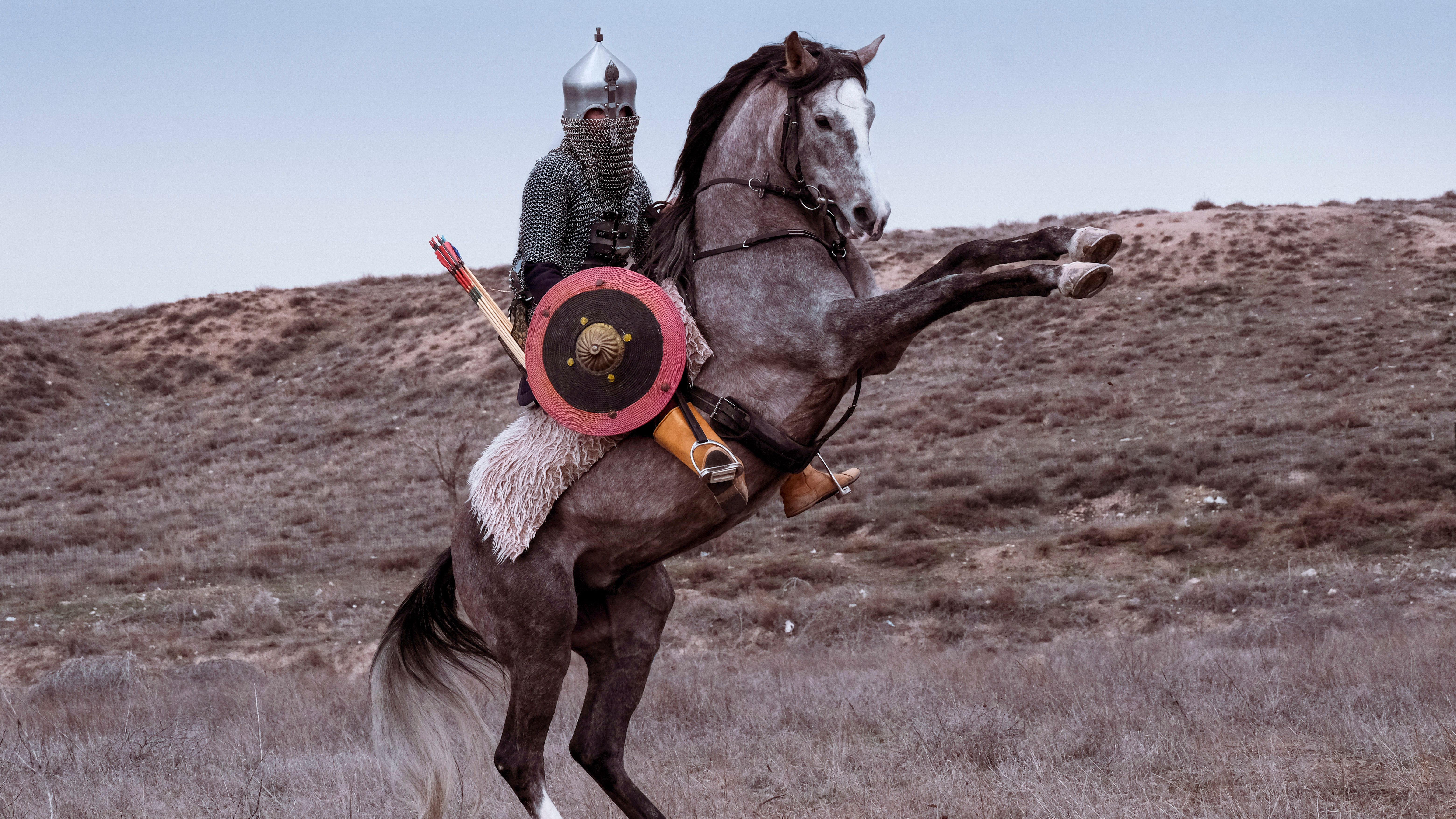 Medieval Warrior on Horseback in Konya Plains · Free Stock Photo