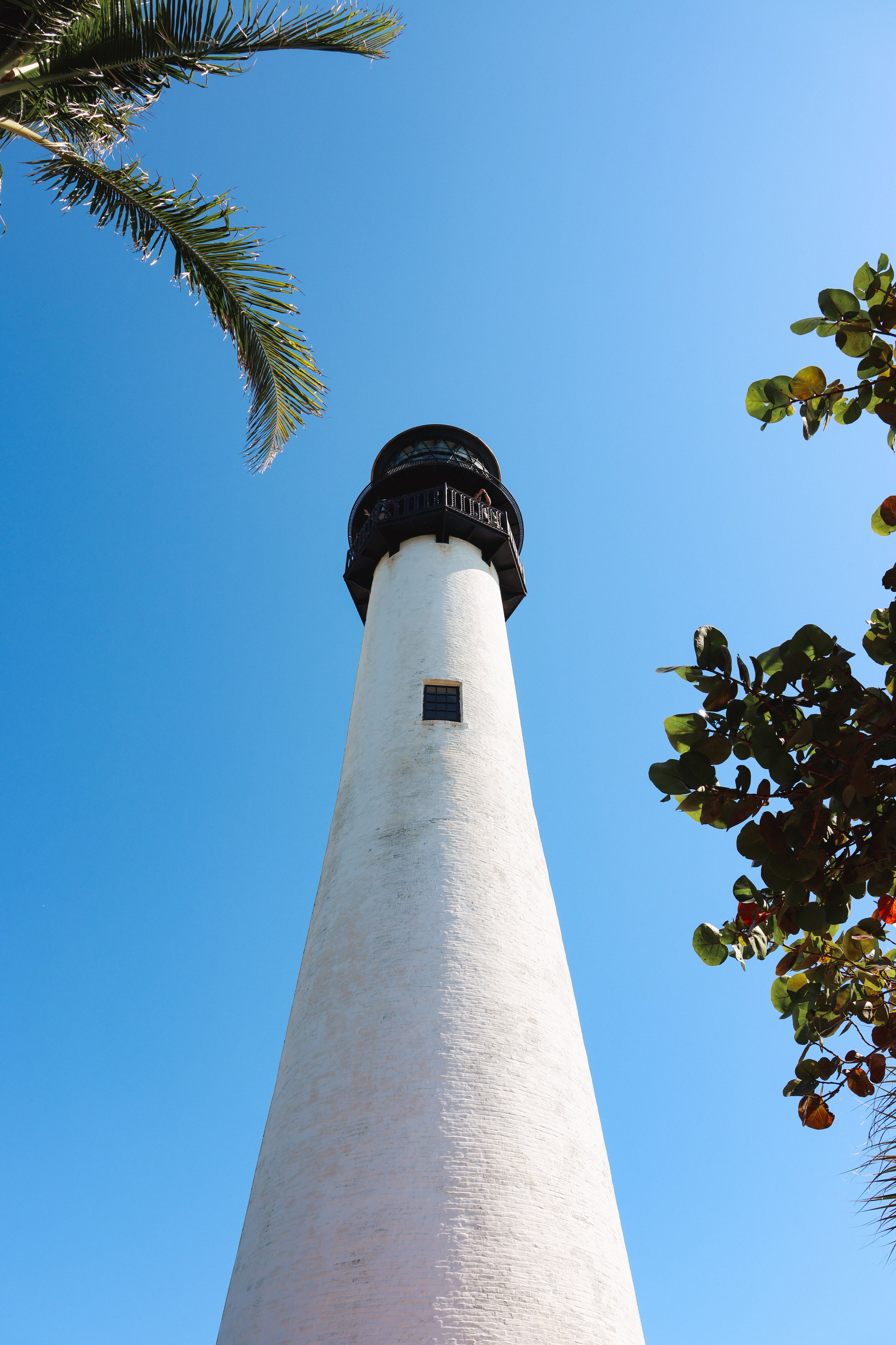 Historic Cape Florida Lighthouse in Key Biscayne · Free Stock Photo