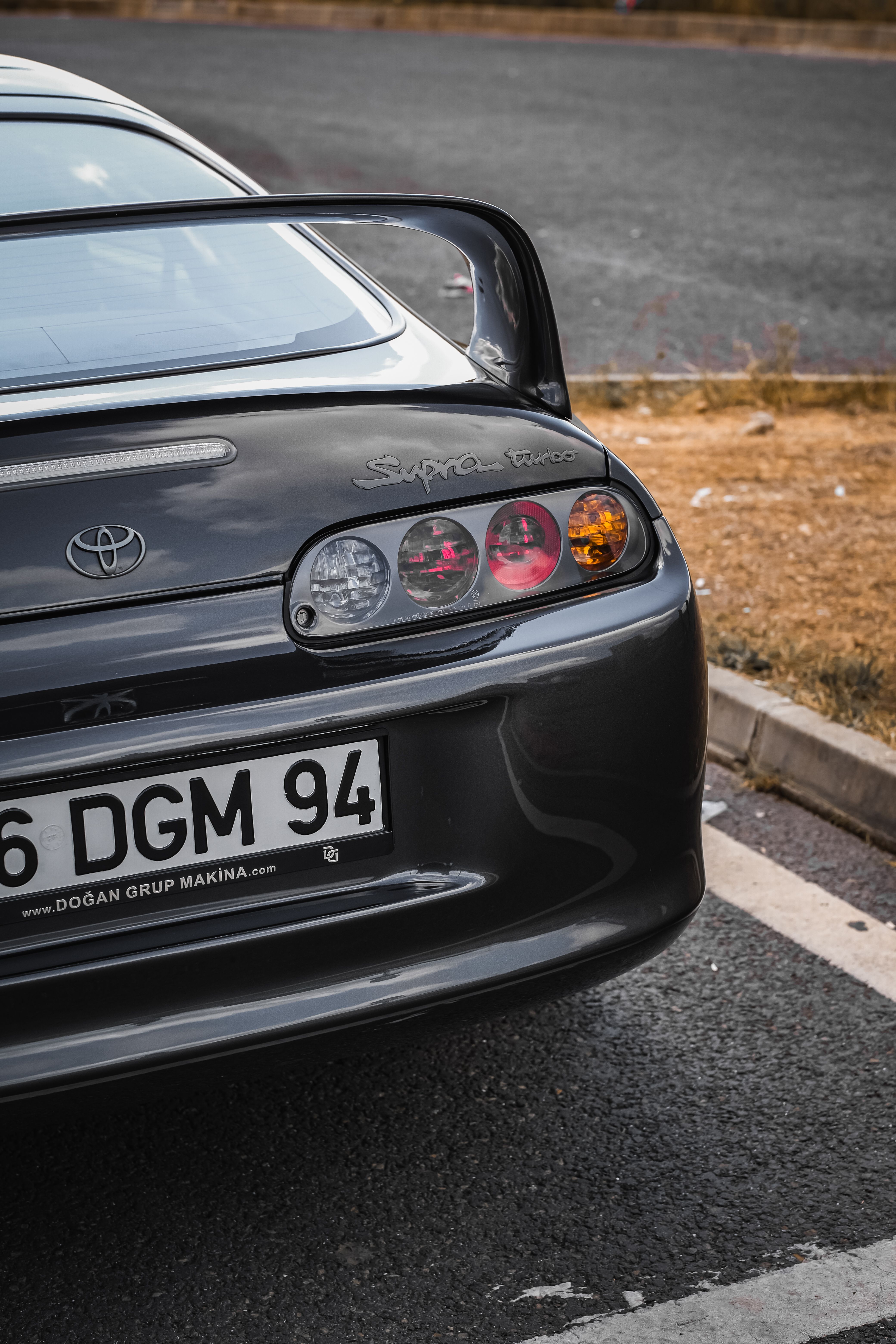 Rear View of a Stylish Sports Car in Istanbul · Free Stock Photo