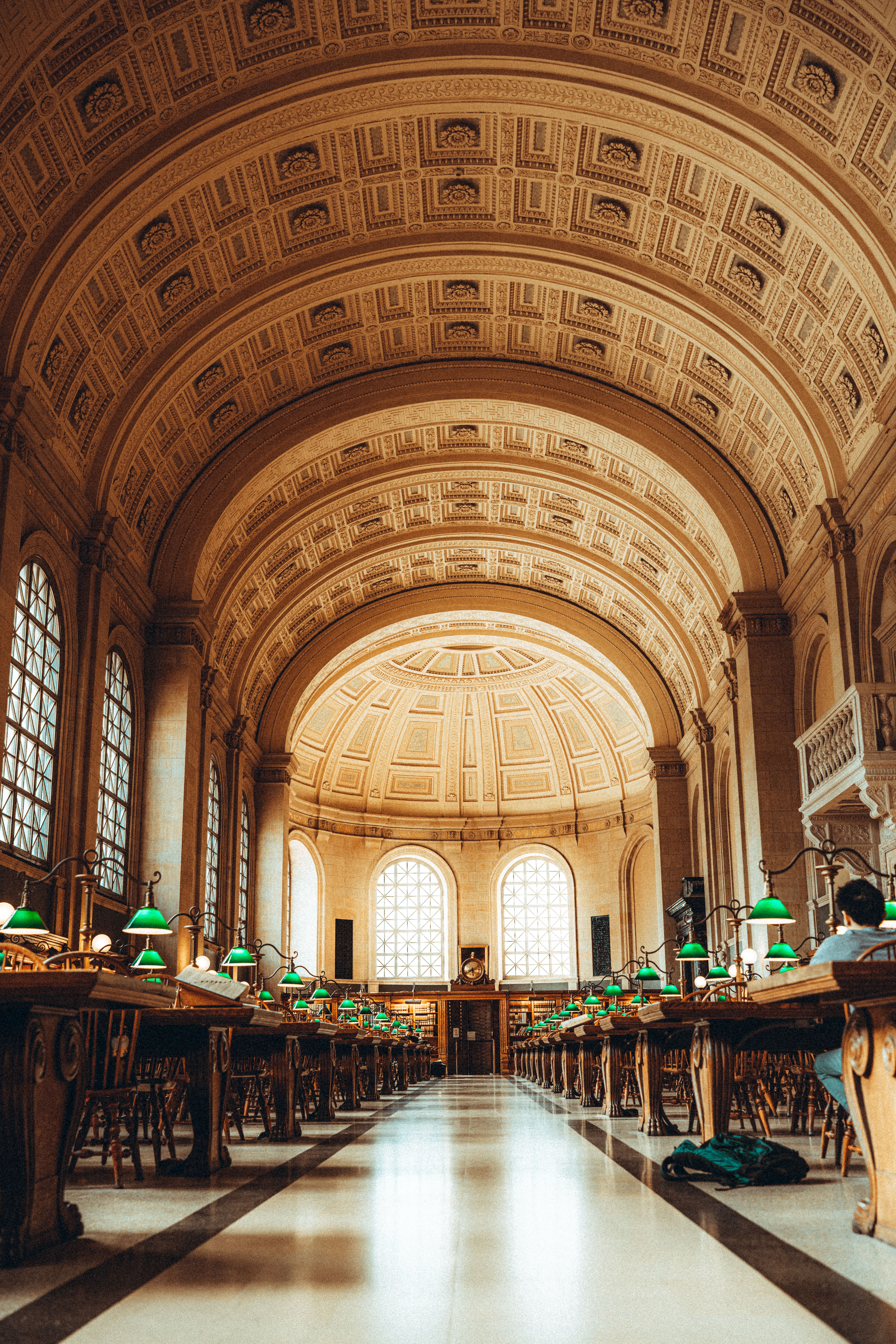 Architectural Beauty of Historic Library Interior · Free Stock Photo