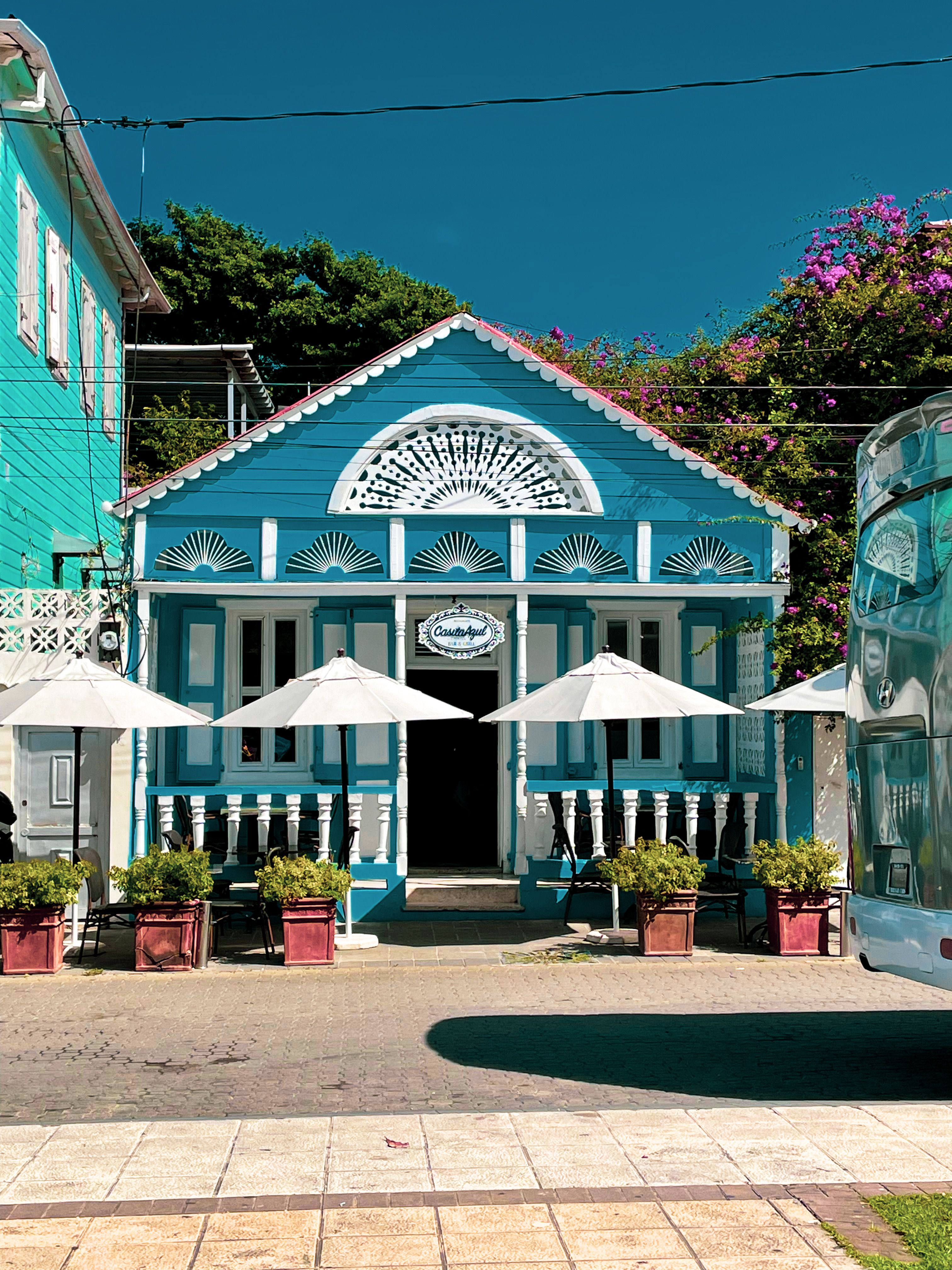 Colorful Caribbean Cafe with Tropical Vibes · Free Stock Photo
