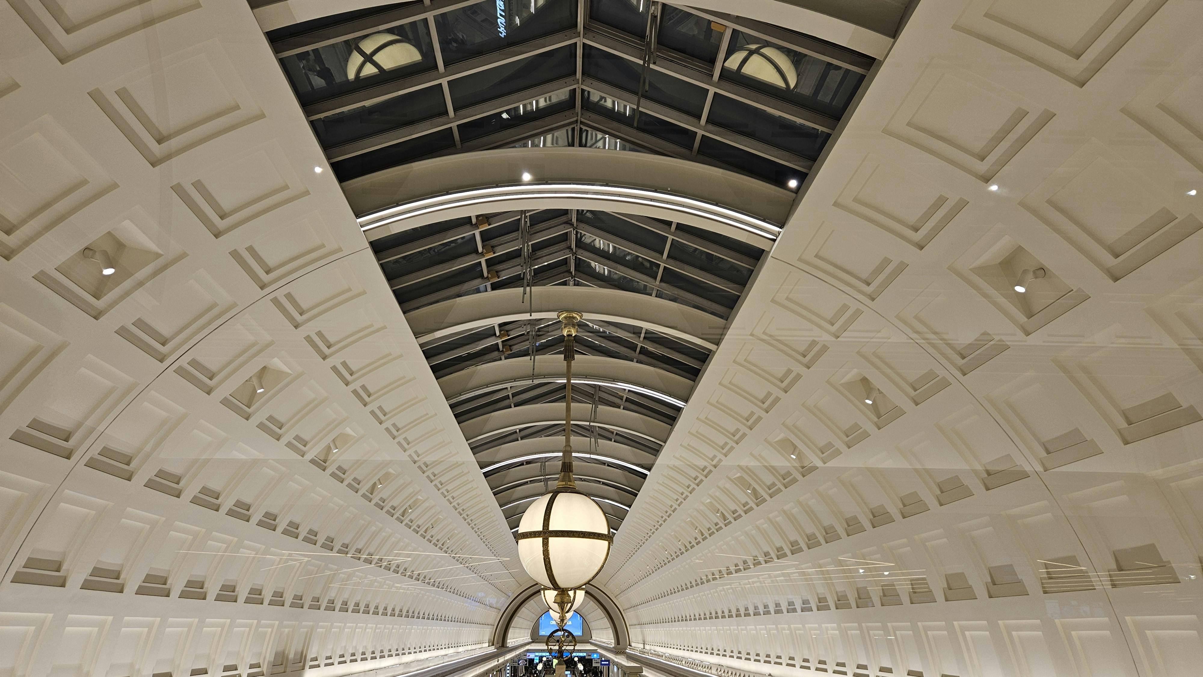 Modern Shopping Center Ceiling Architecture · Free Stock Photo
