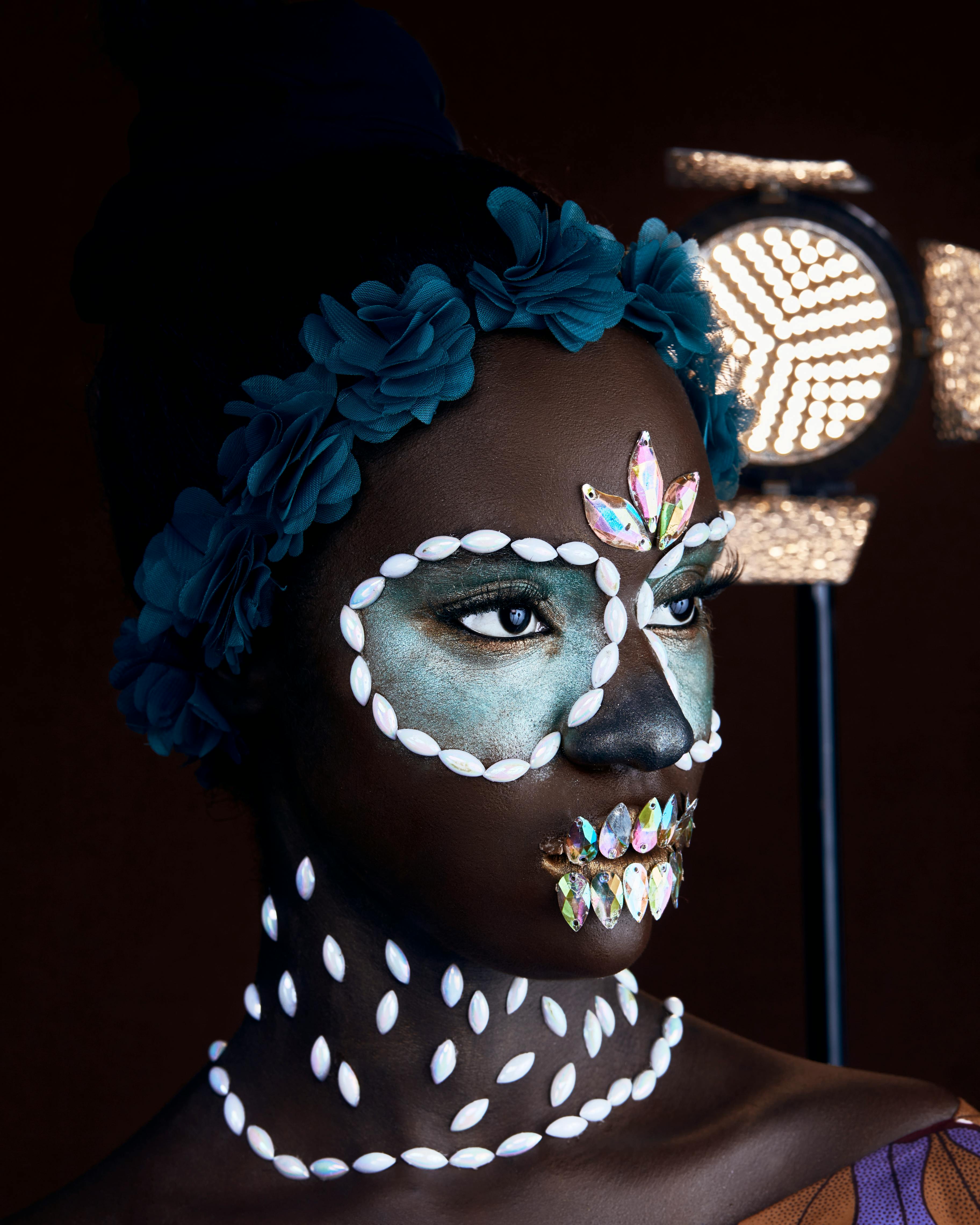 Artistic Woman with Face and Body Decor · Free Stock Photo