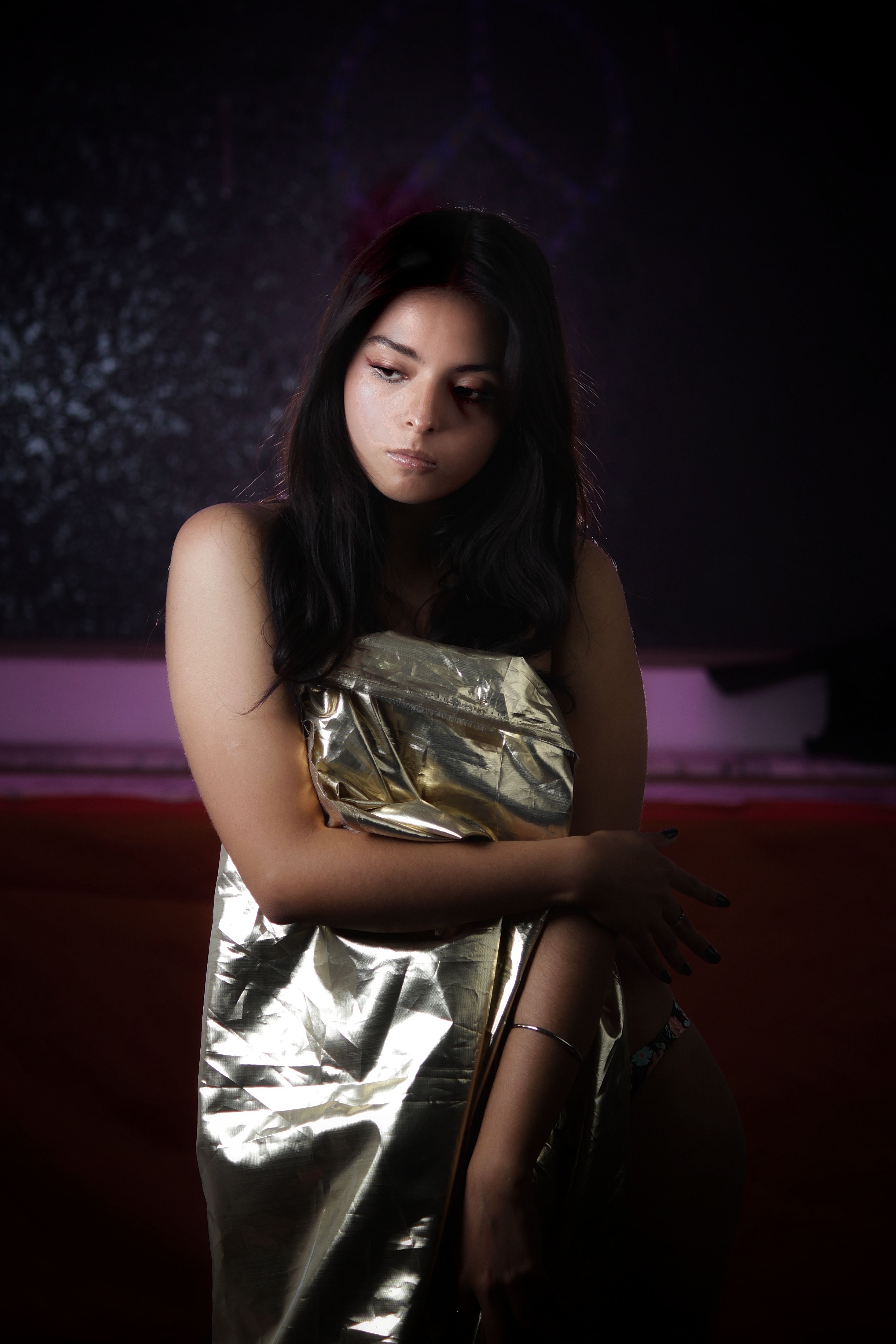 Dramatic Portrait with Artistic Lighting · Free Stock Photo